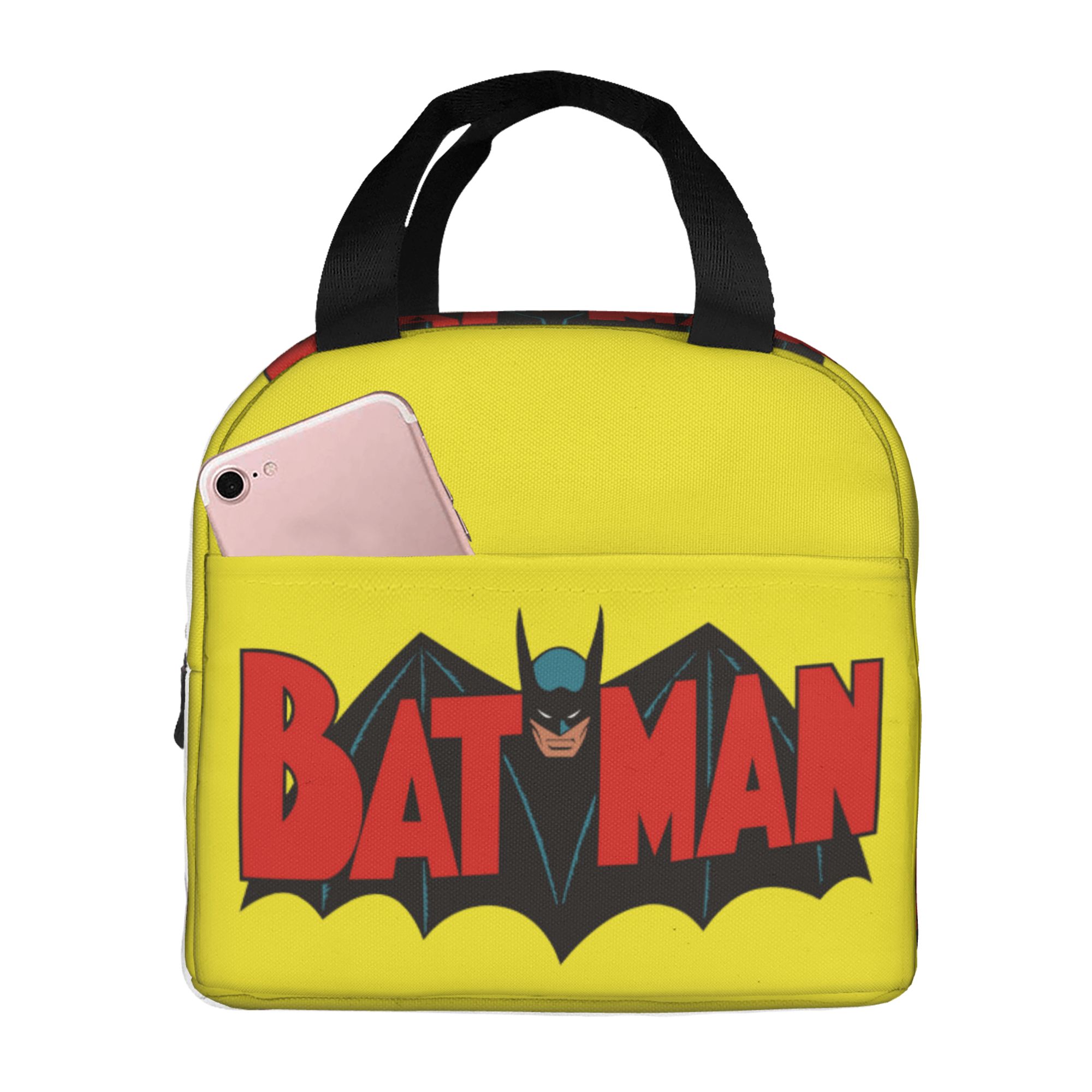 Batman Lunch Bag Tote Bag Insulated Lunch Box Picnic Beach Fishing Work ...