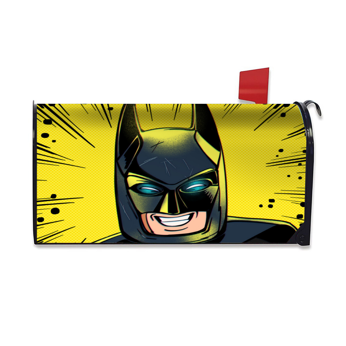Batman Mailbox Cover with Magnetic Strip Anime Mailbox Package Mailbox ...