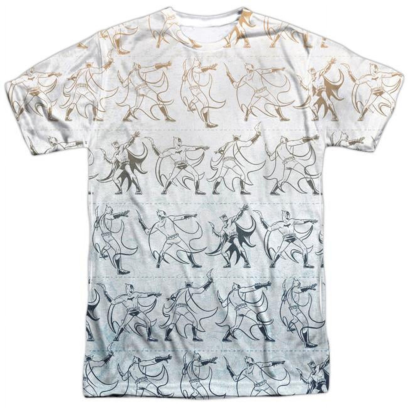 Batman Men's Batarang Pattern Sublimation T-shirt White - Walmart.com