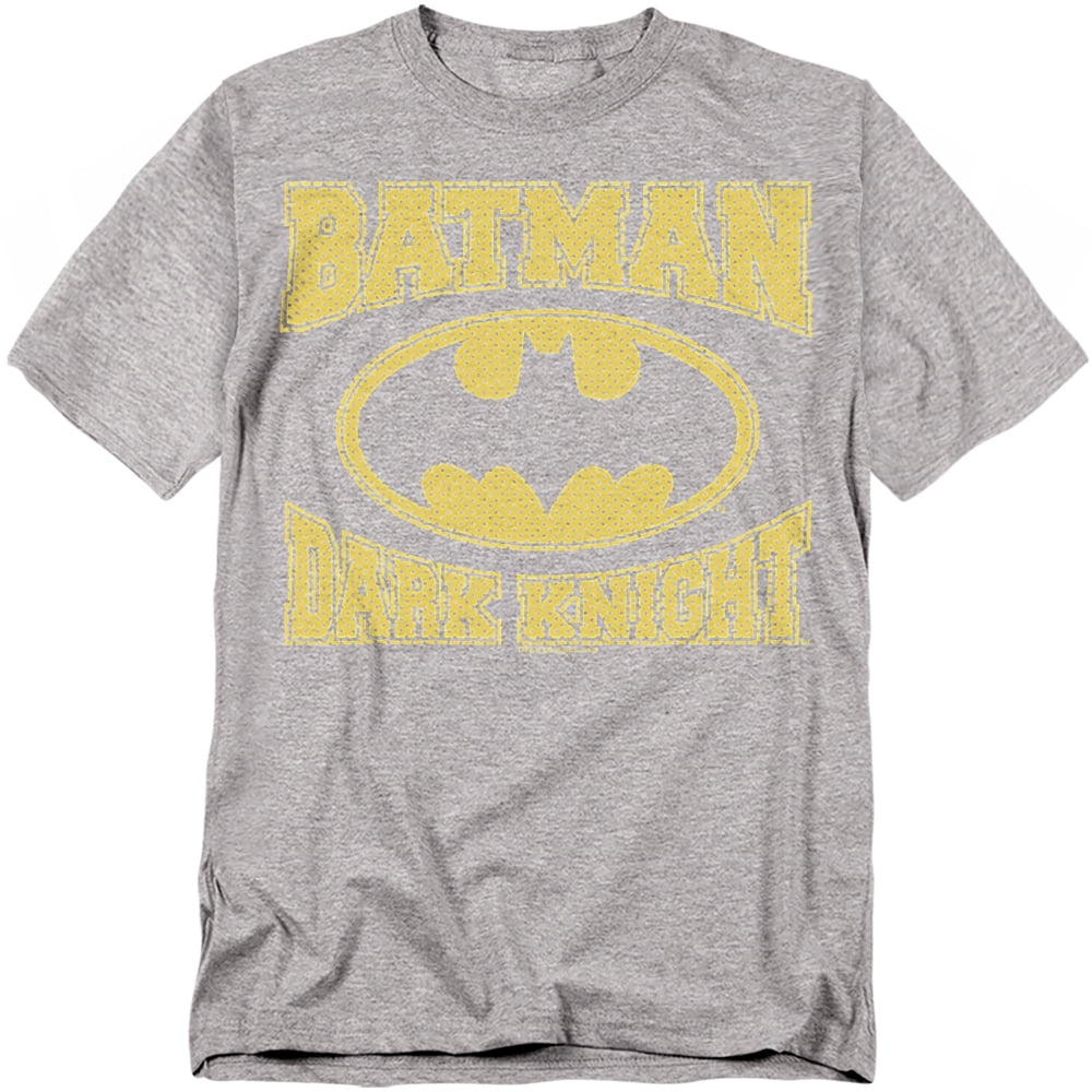 Batman Men's Dark Knight Jersey T-shirt Heather - Walmart.com