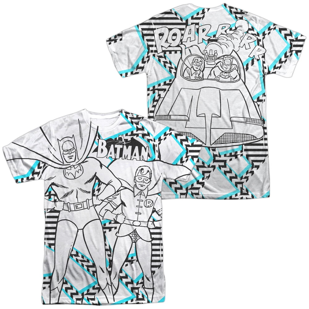 Batman Gaudy Bat Unisex Adult Sublimated Costume T Shirt (Front/Back ...