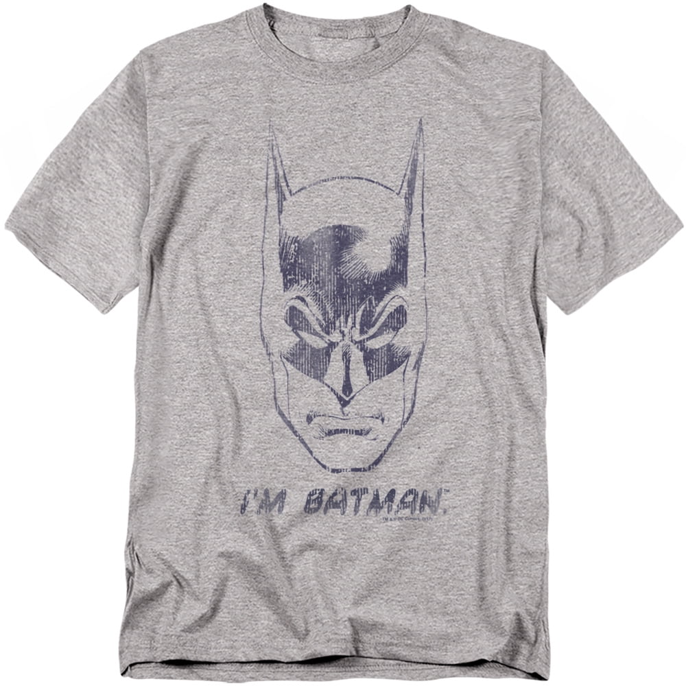 Batman T-Shirt Im Batman Unisex Graphic Tee For Men & Women - Walmart.com