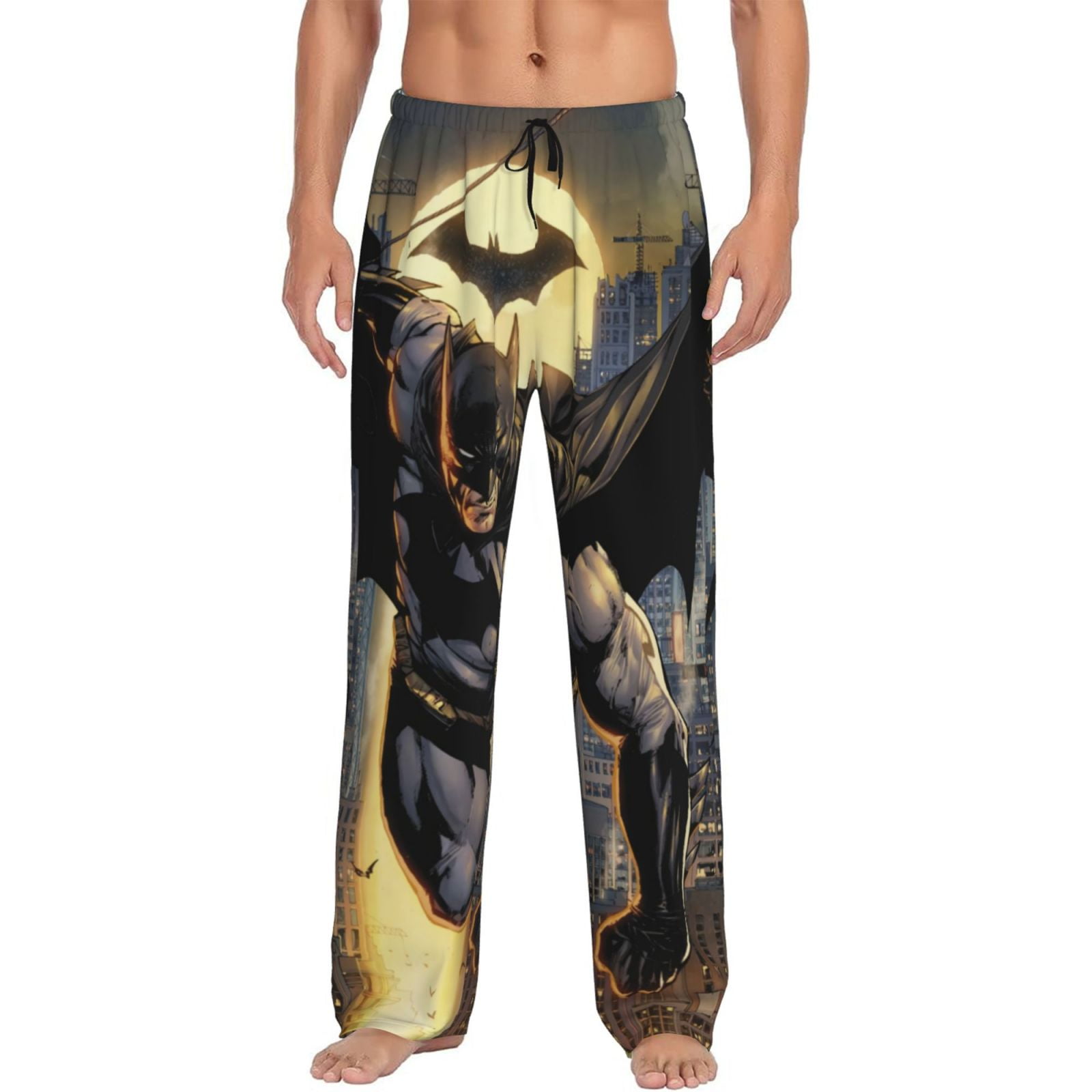 Batman Men's Pajama Pants Super Soft Comfy Sleep Lounge Pants Unisex ...
