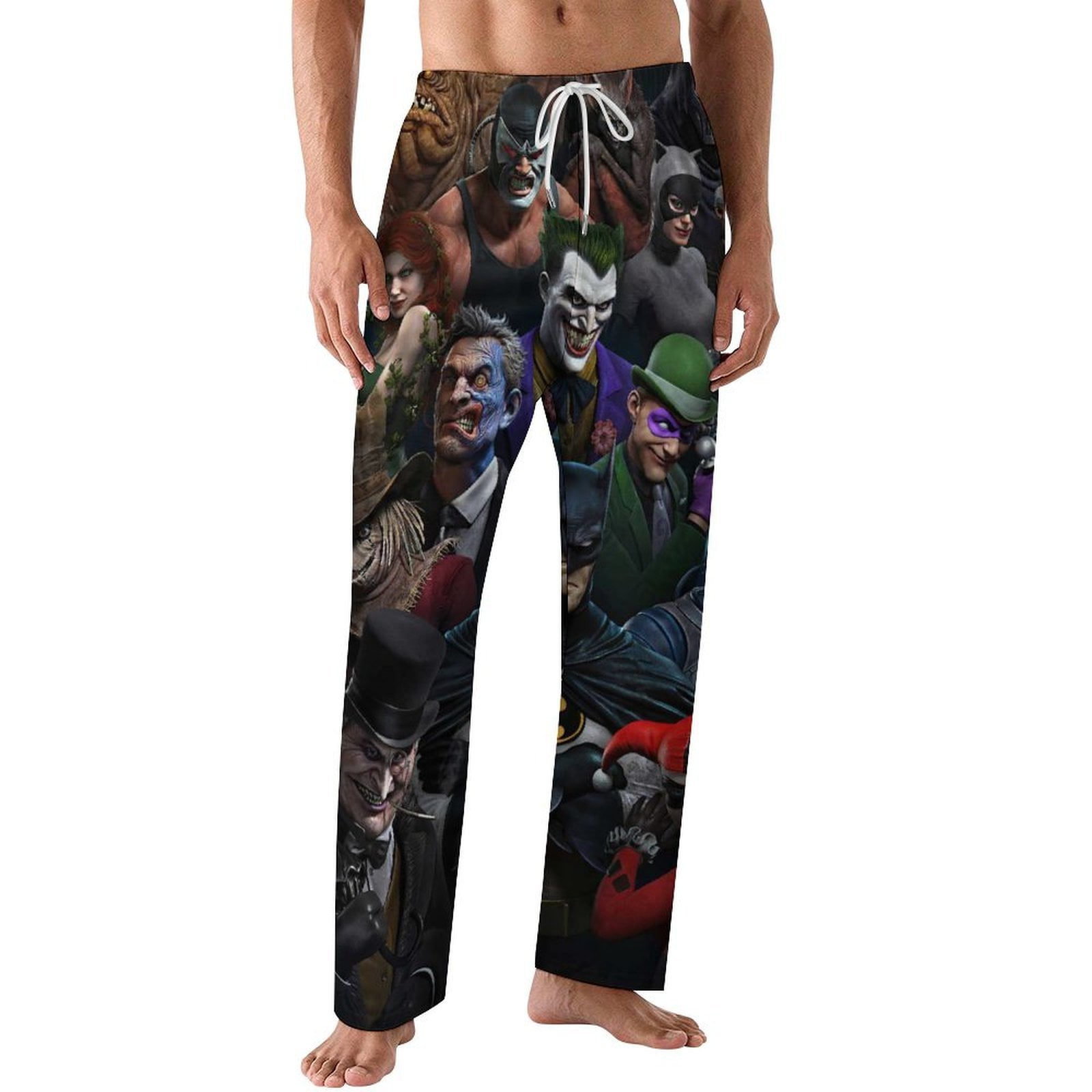 Batman Men's Pajama Pants Ultra Lightweight Pjs Bottoms Sleepwear ...
