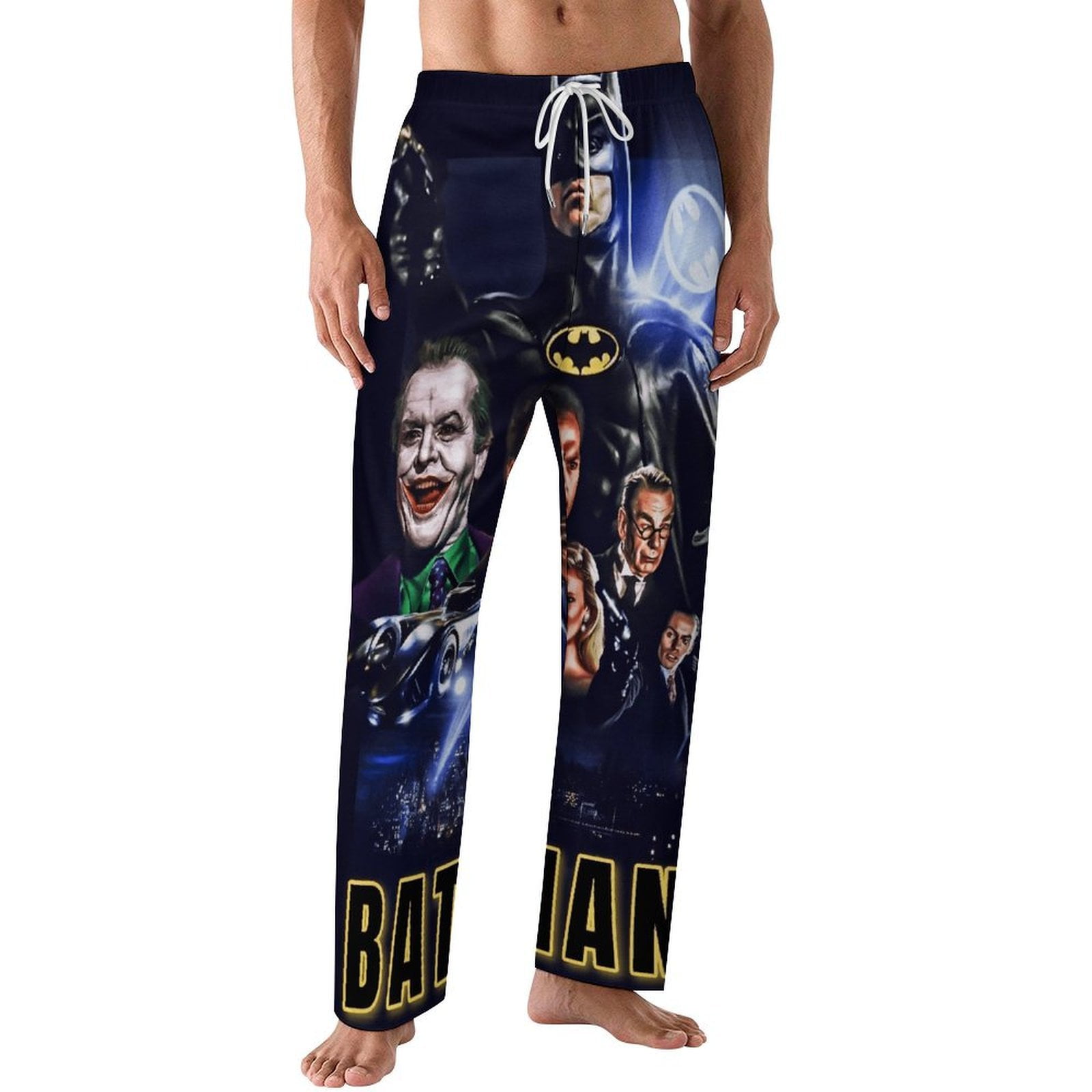 Batman Men's Pajama Pants Ultra Lightweight Pjs Bottoms Sleepwear ...
