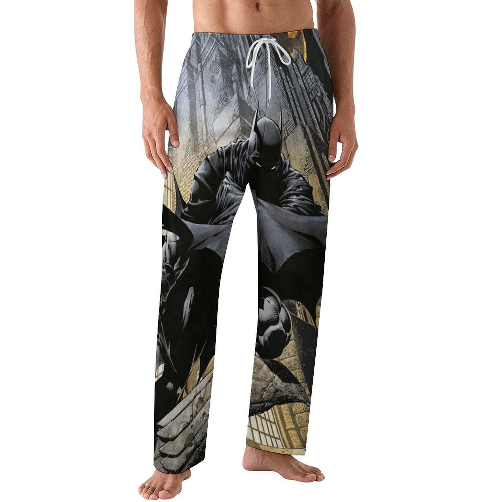 Batman Men's Pajama Pants Ultra Lightweight Pjs Bottoms Sleepwear ...