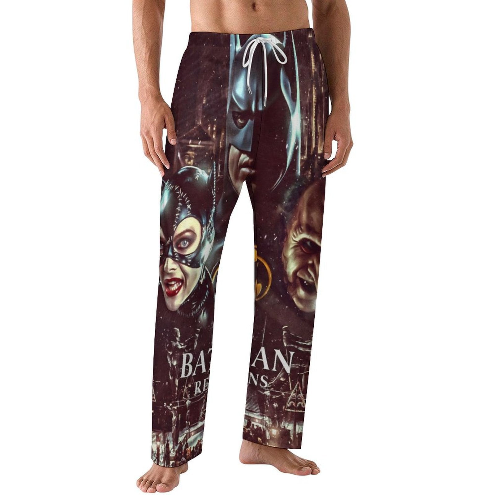 Batman Men's Pajama Pants Ultra Lightweight Pjs Bottoms Sleepwear ...