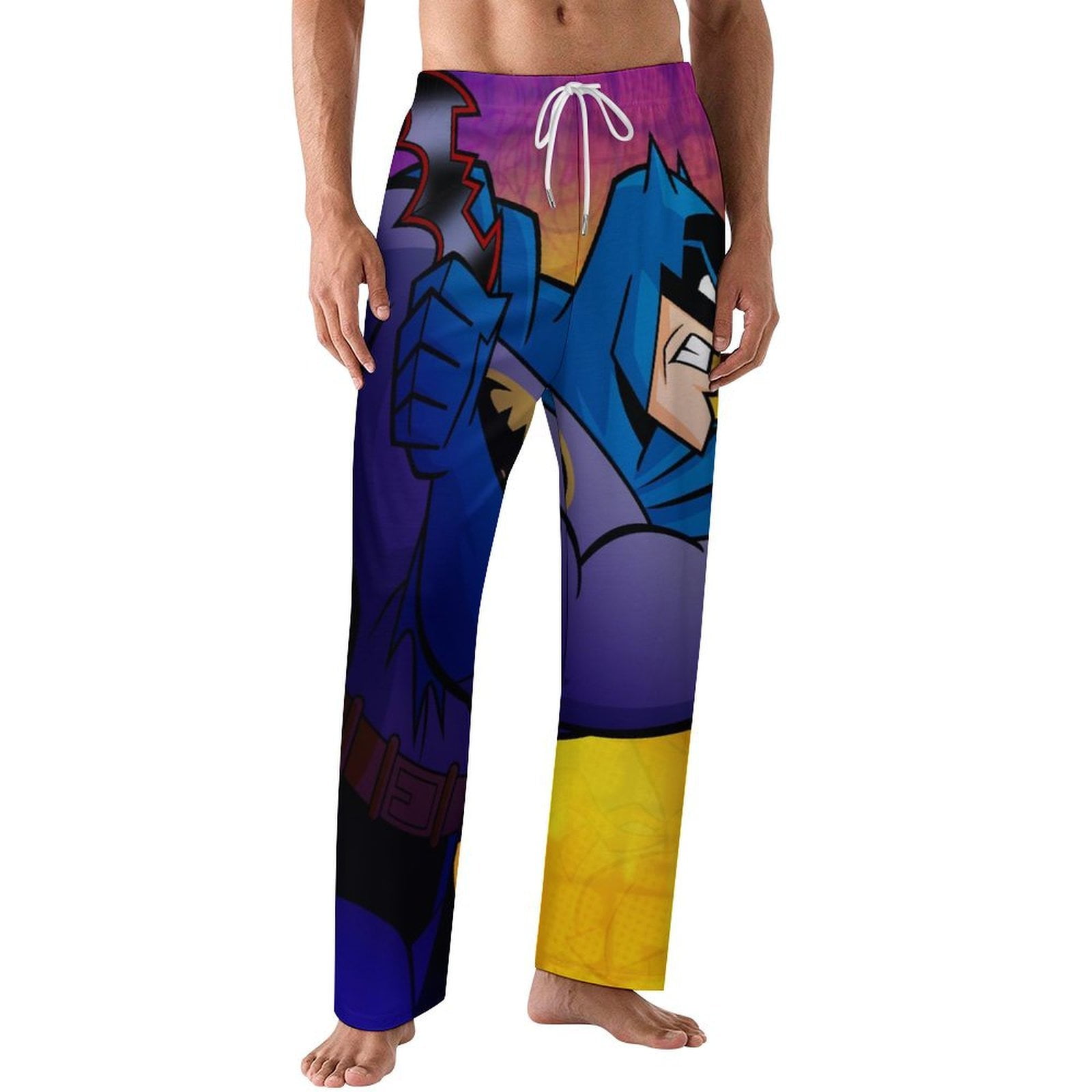 Batman Men's Pajama Pants Ultra Lightweight Pjs Bottoms Sleepwear ...