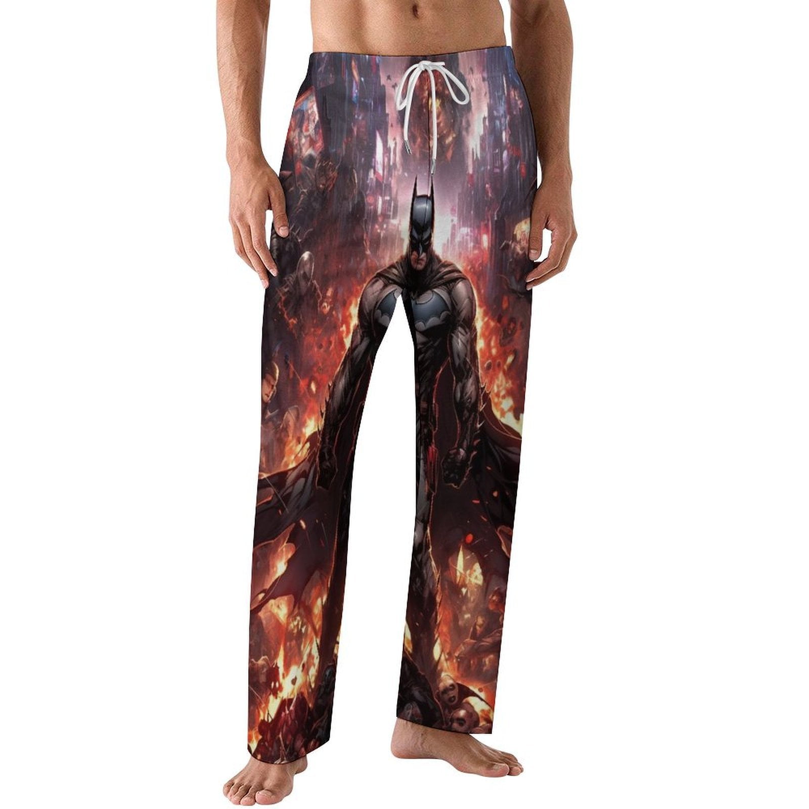 Batman Men's Pajama Pants Ultra Lightweight Pjs Bottoms Sleepwear ...