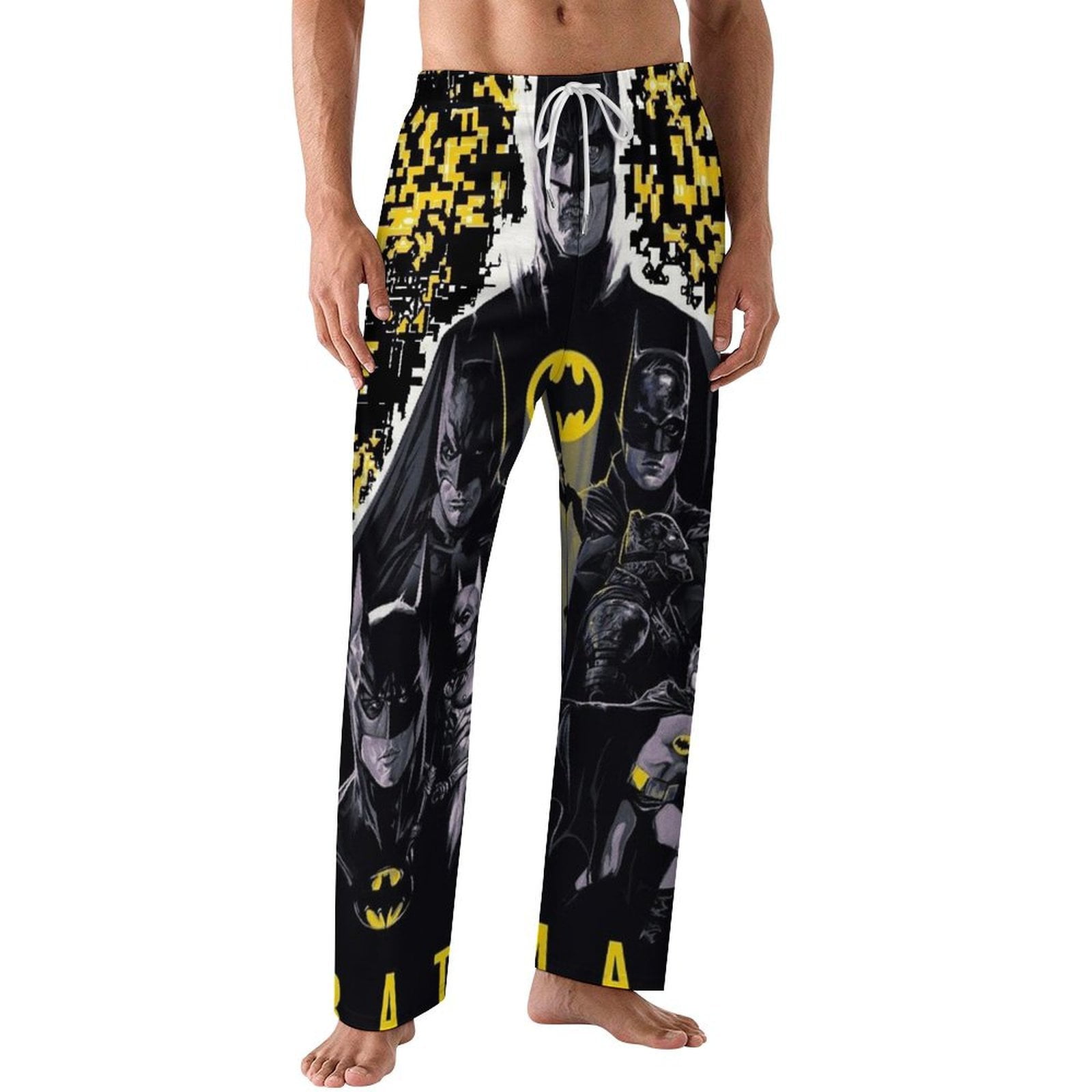 Batman Men's Pajama Pants Ultra Lightweight Pjs Bottoms Sleepwear ...