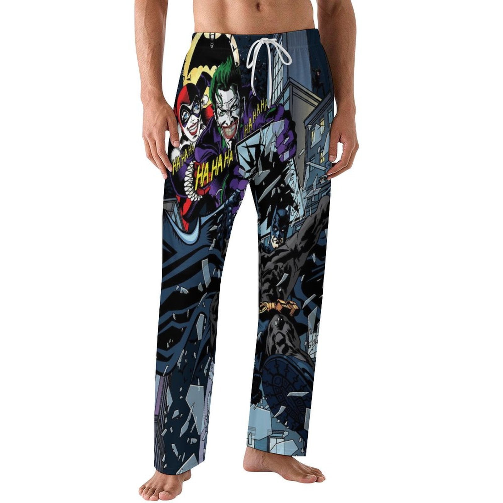 Batman Men's Pajama Pants Ultra Lightweight Pjs Bottoms Sleepwear ...
