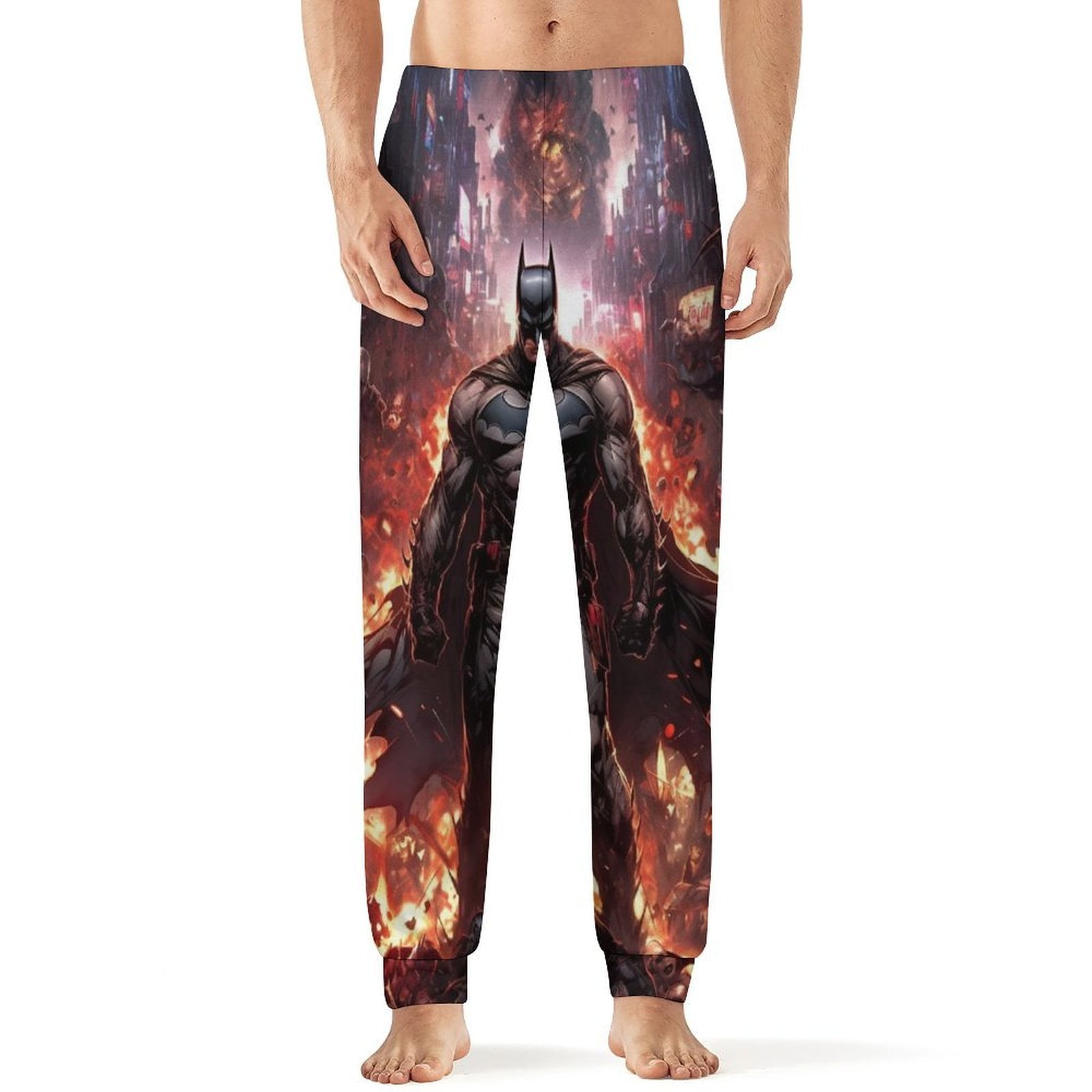 Batman Men's Pajama Pants Ultra Lightweight Pjs Bottoms Sleepwear ...