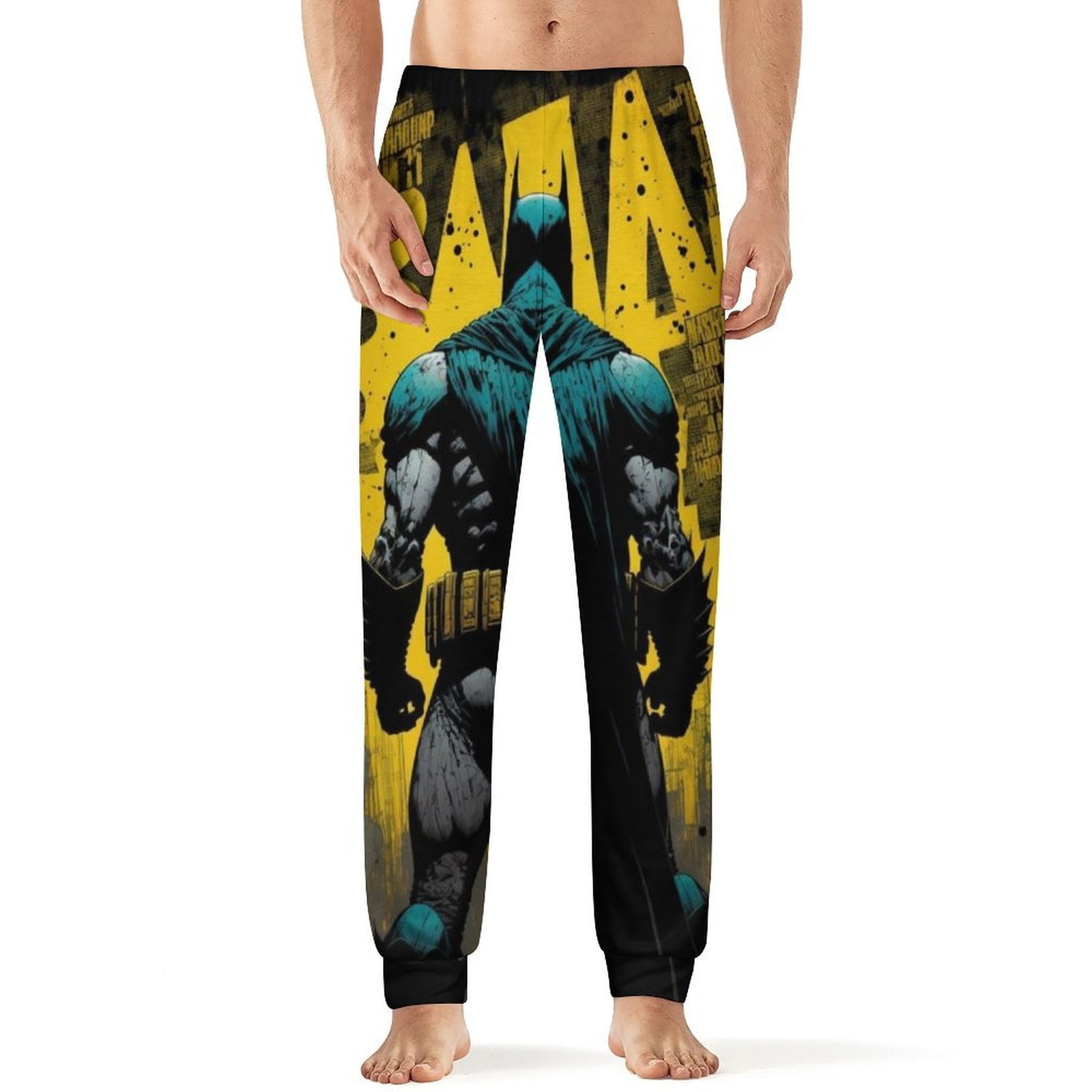 Batman Men's Pajama Pants Ultra Lightweight Pjs Bottoms Sleepwear ...