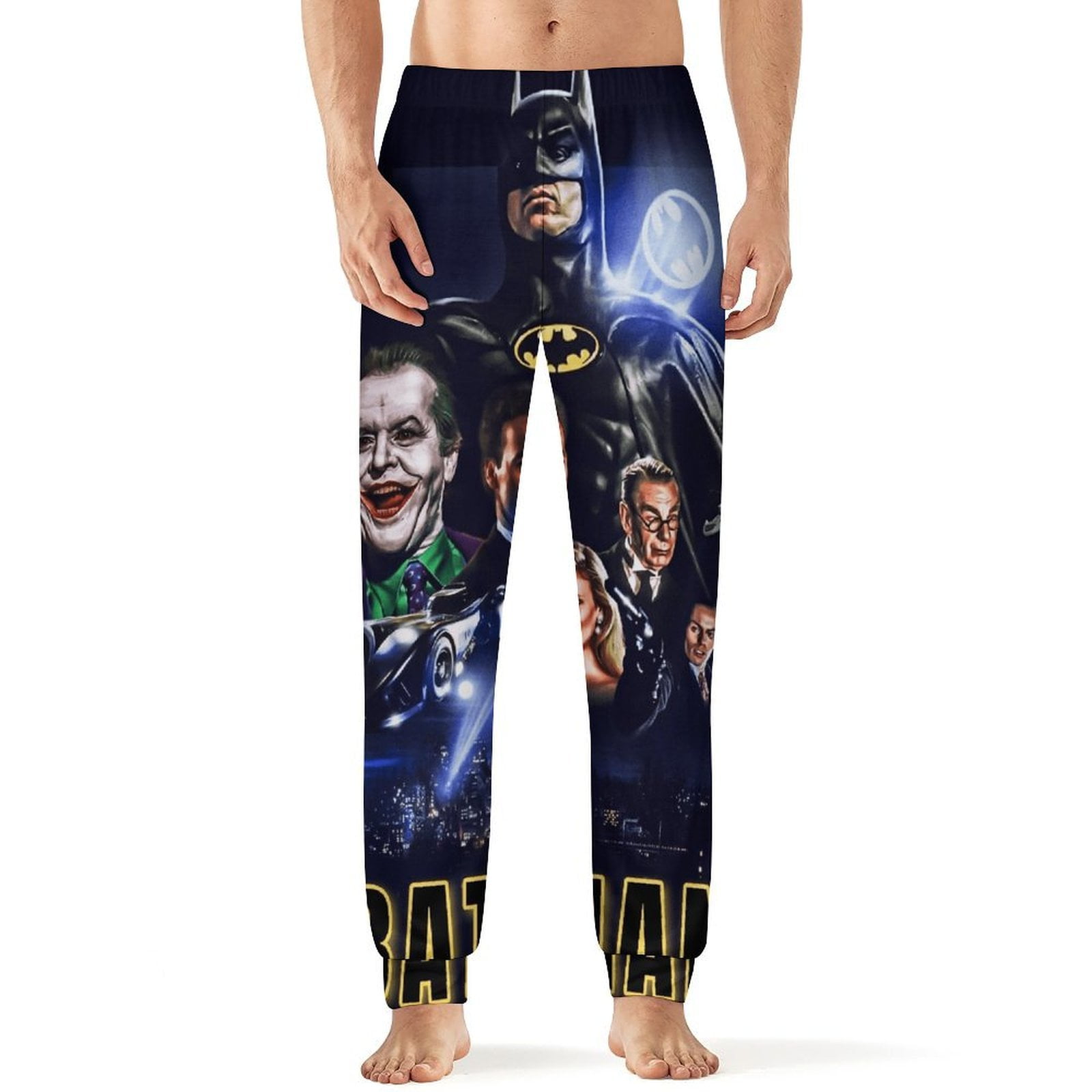 Batman Men's Pajama Pants Ultra Lightweight Pjs Bottoms Sleepwear ...