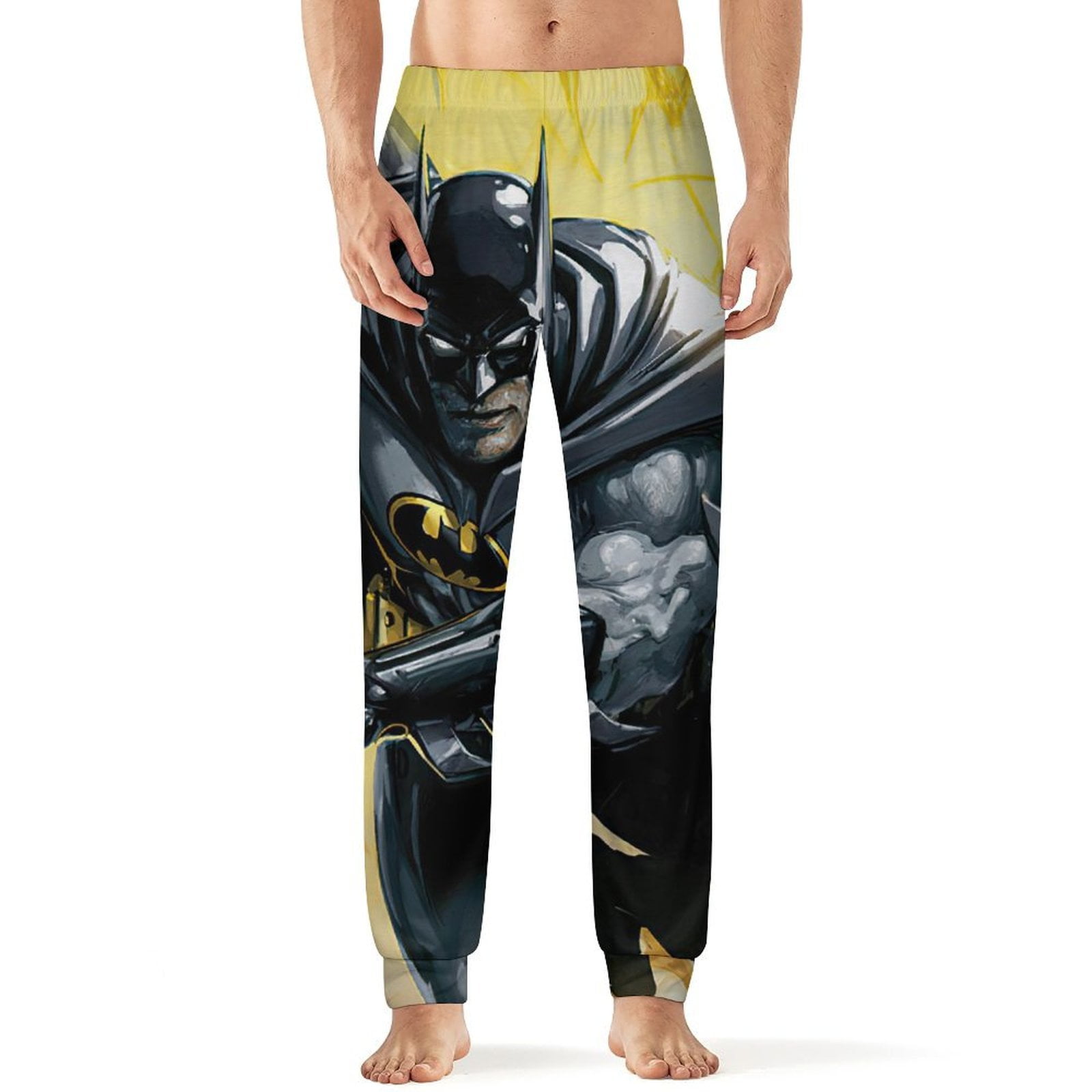 Batman Men's Pajama Pants Ultra Lightweight Pjs Bottoms Sleepwear ...