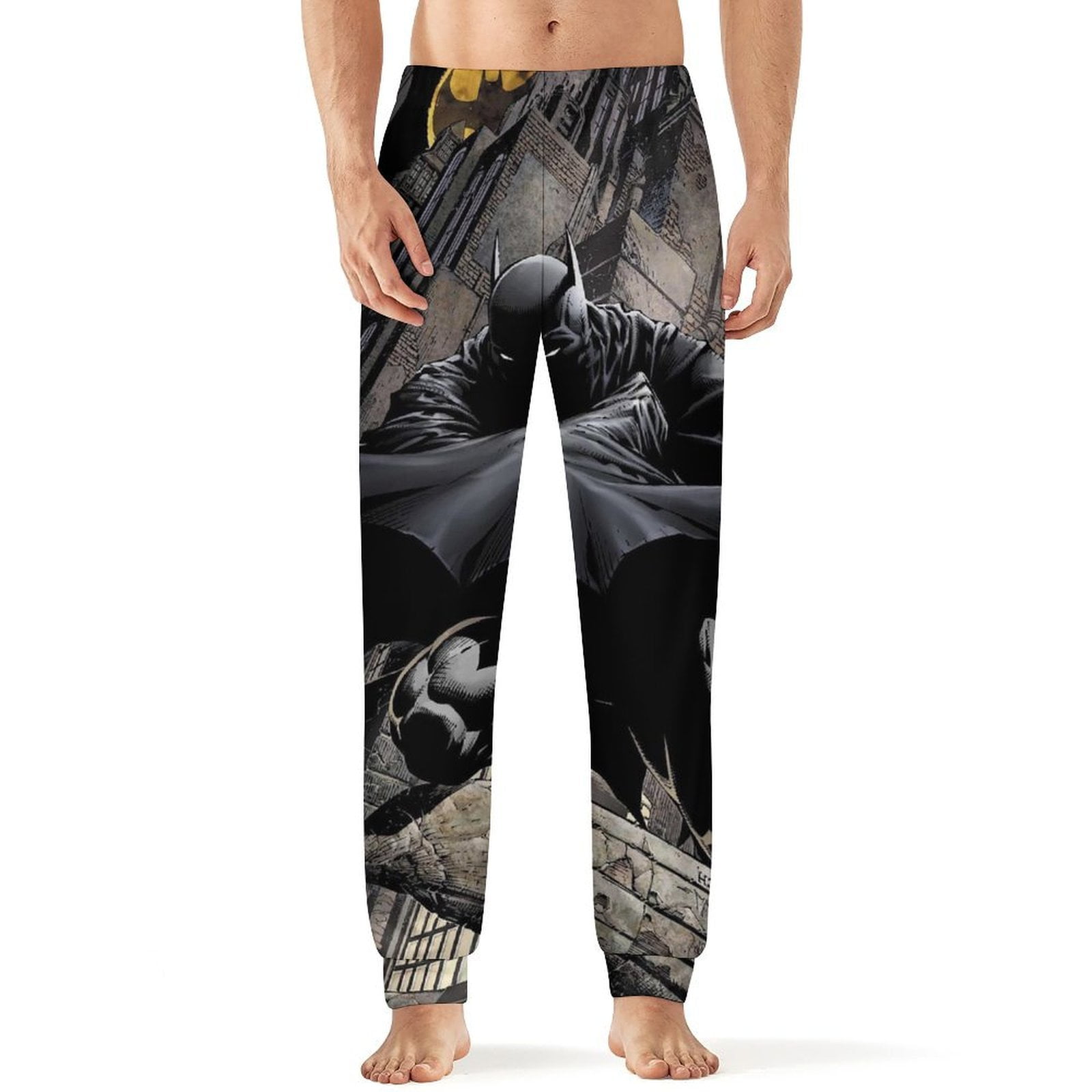Batman Men's Pajama Pants Ultra Lightweight Pjs Bottoms Sleepwear ...