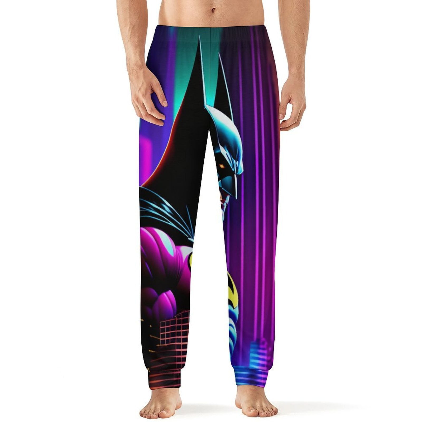 Batman Men's Pajama Pants Ultra Lightweight Pjs Bottoms Sleepwear ...