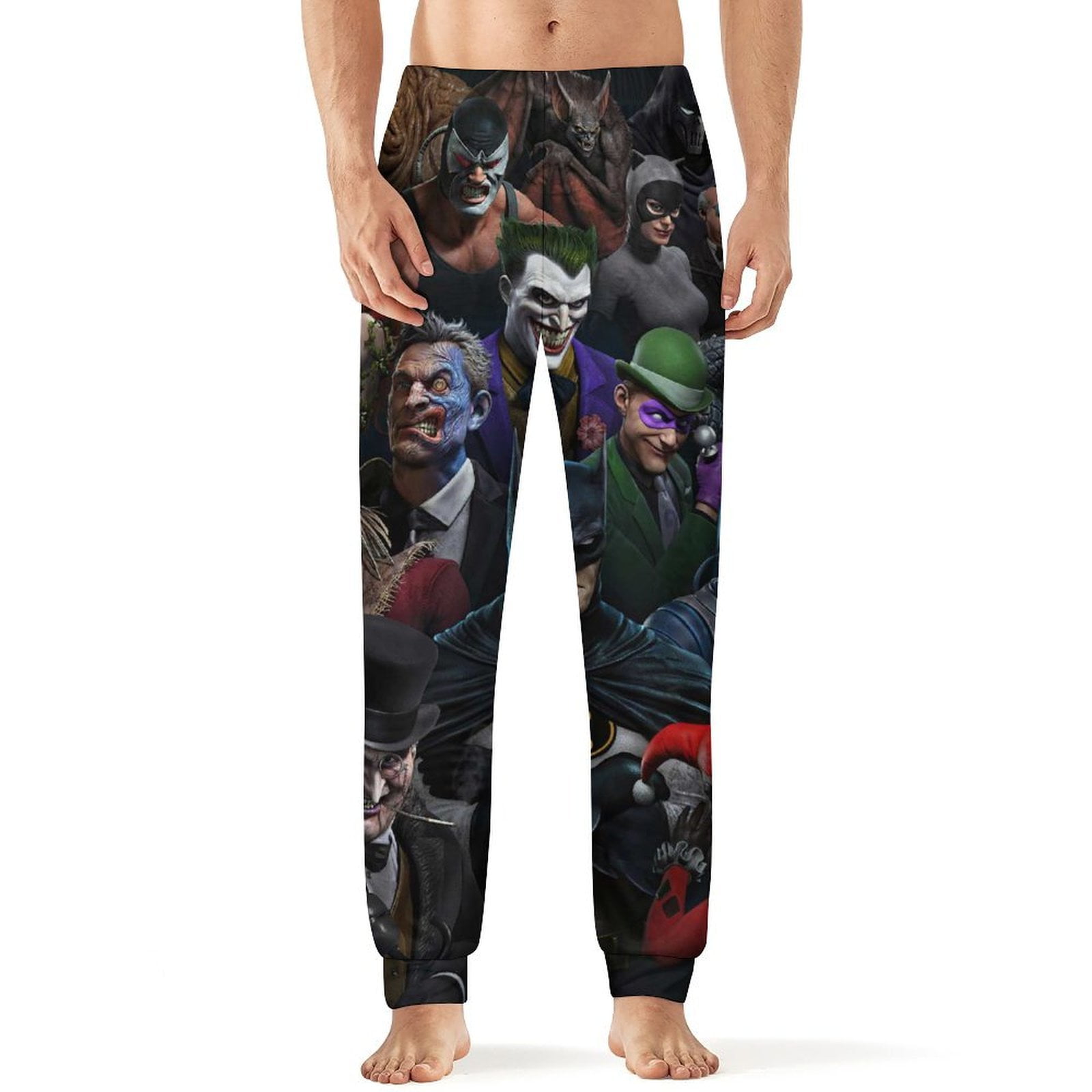 Batman Men's Pajama Pants Ultra Lightweight Pjs Bottoms Sleepwear ...