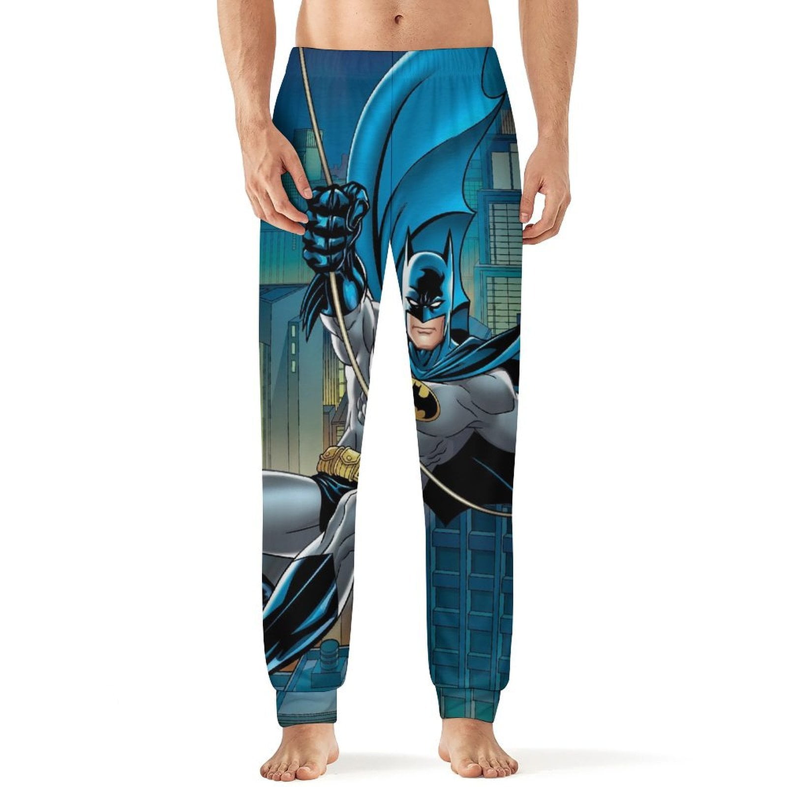 Batman Men's Pajama Pants Ultra Lightweight Pjs Bottoms Sleepwear ...