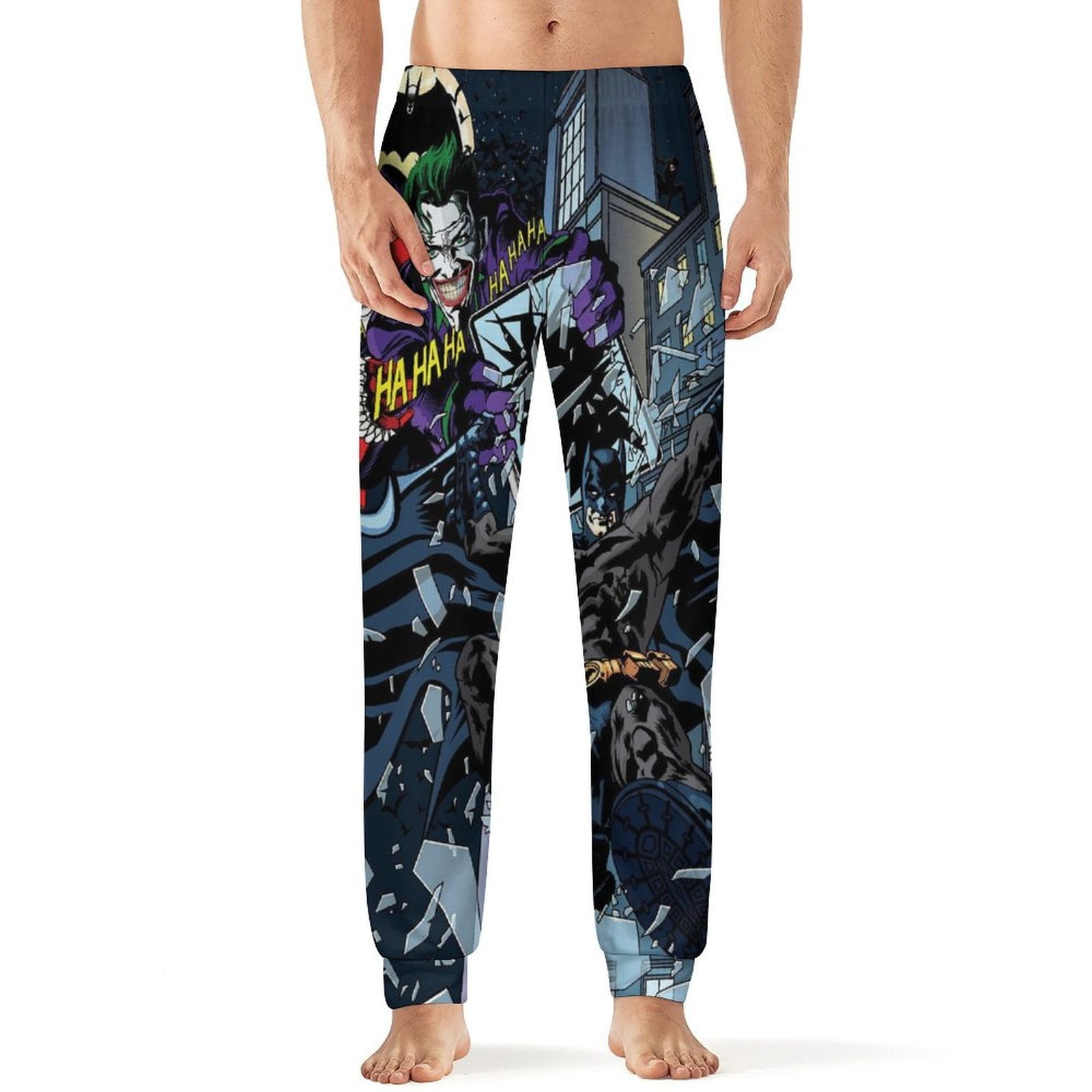 Batman Men's Pajama Pants Ultra Lightweight Pjs Bottoms Sleepwear ...