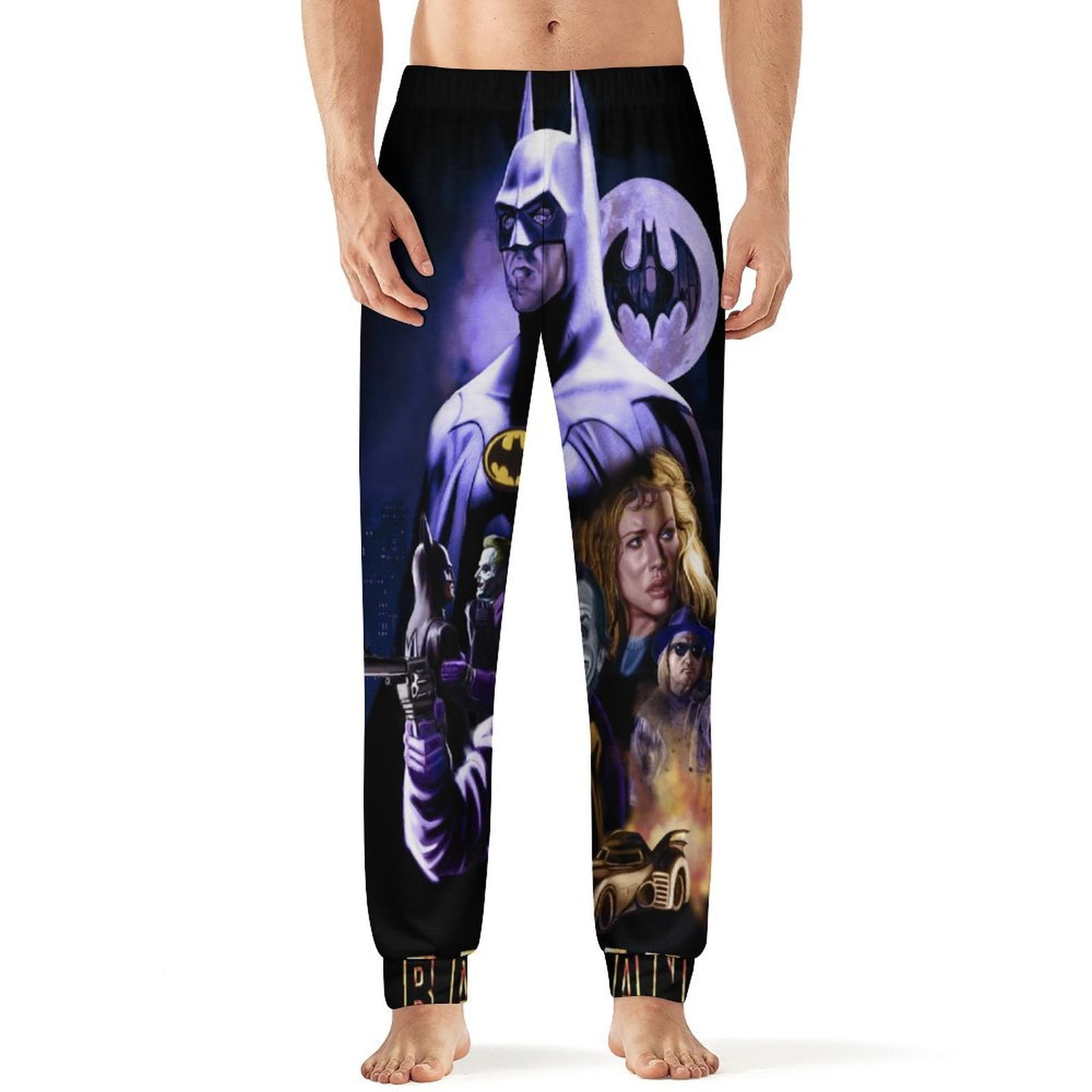 Batman Men's Pajama Pants Ultra Lightweight Pjs Bottoms Sleepwear ...