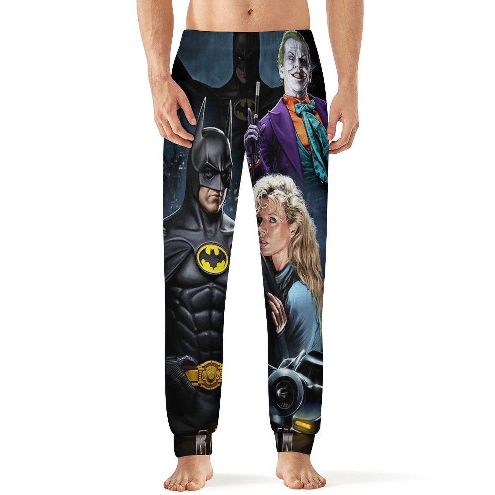 Batman Men's Pajama Pants Ultra Lightweight Pjs Bottoms Sleepwear ...