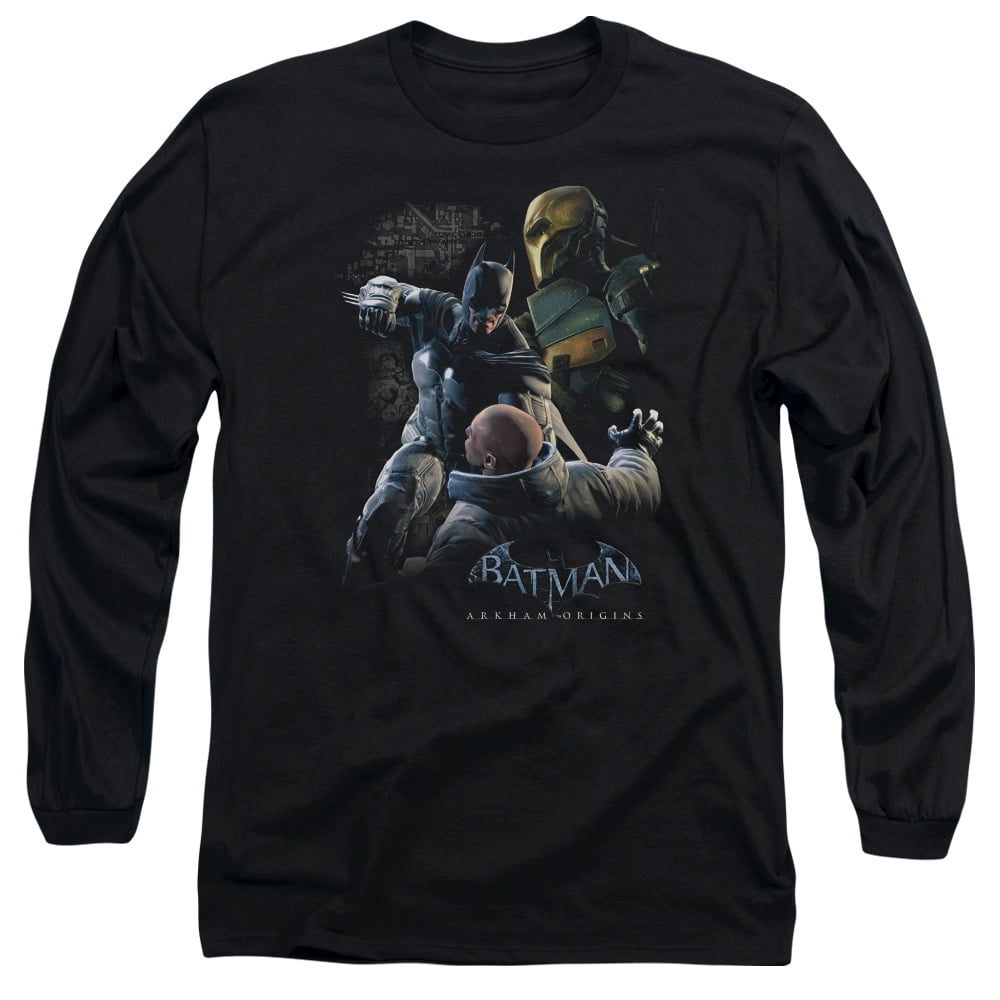 Batman Men's Punch Long Sleeve Black - Walmart.com