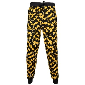 DC Comics Batman Adult Men's Lounge Superhero Pajama Bottoms with Bat ...