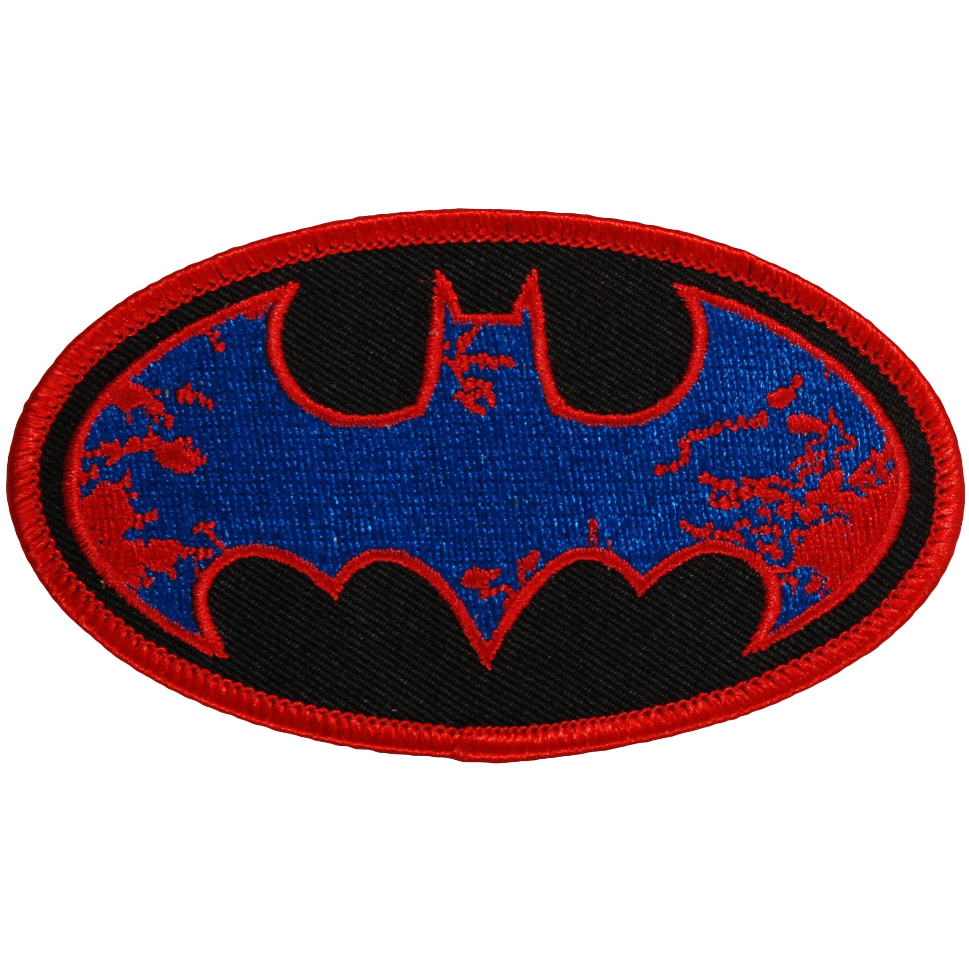 Batman Men's Splatter Logo Embroidered Patch Multi - Walmart.com