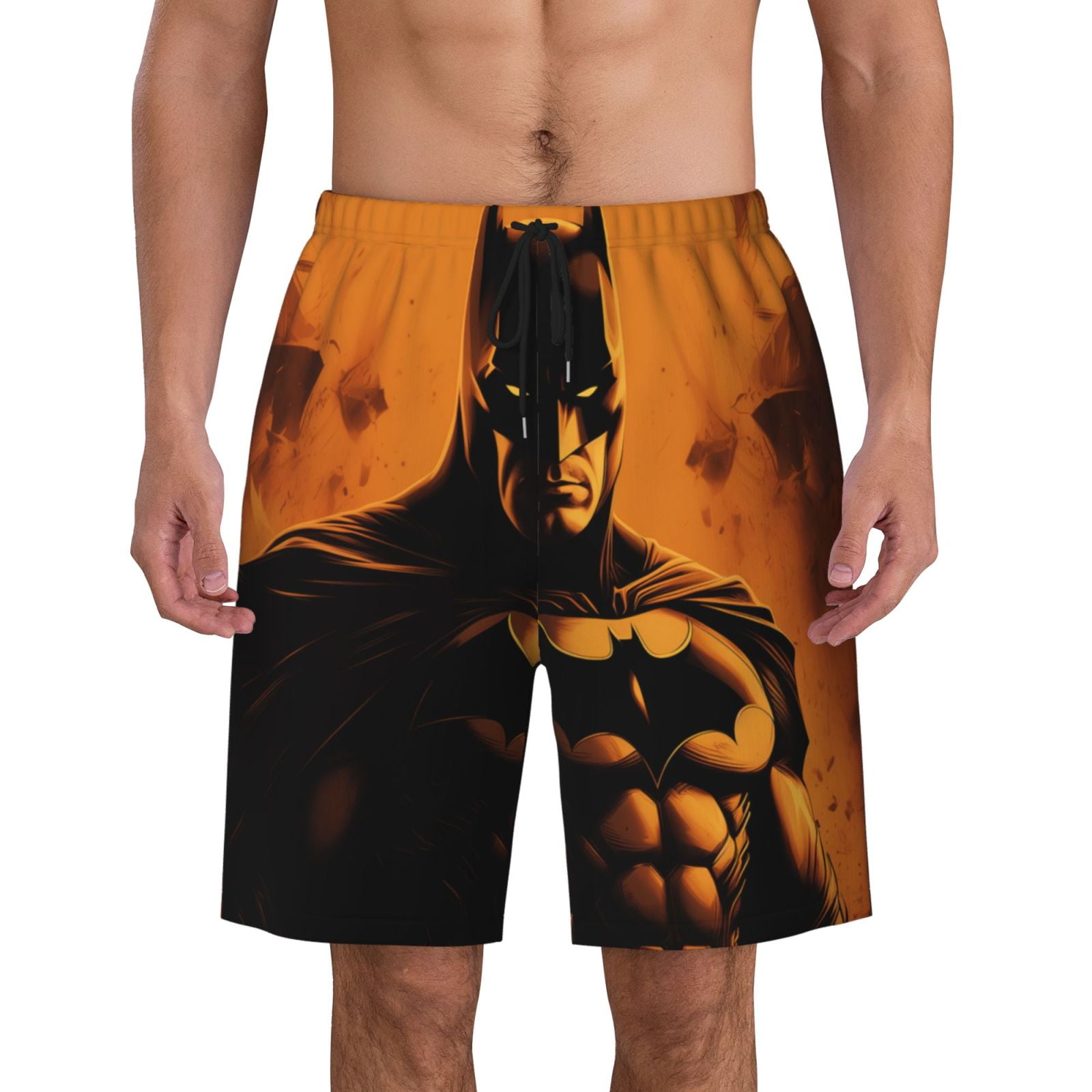 Batman Men's Swim Trunks Quick Dry Board Shorts Bathing Suit Swimsuits ...