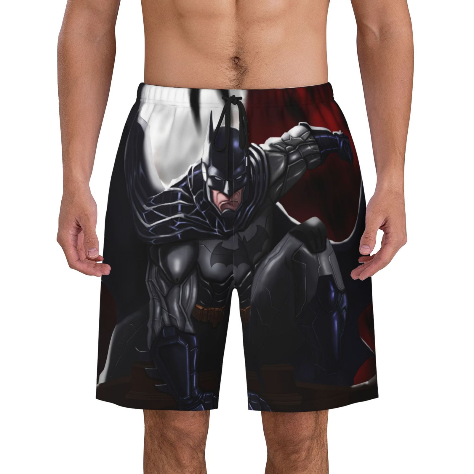 Batman Men's Swim Trunks Quick Dry Board Shorts Bathing Suit Swimsuits ...