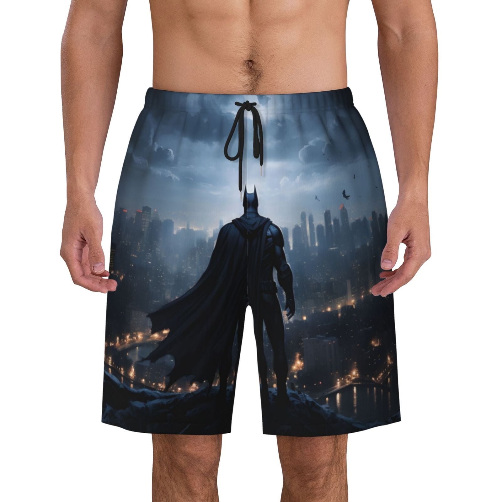 Batman Men's Swim Trunks Quick Dry Board Shorts Bathing Suit Swimsuits ...
