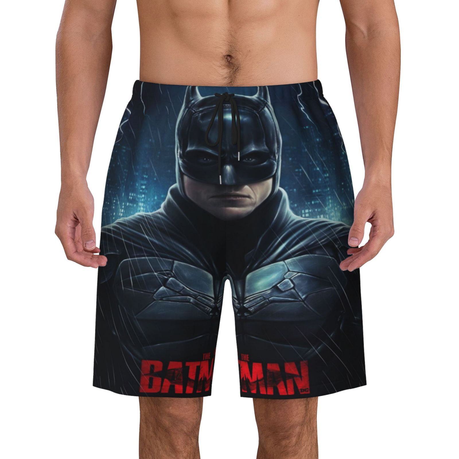 Batman Men's Swim Trunks Quick Dry Board Shorts Bathing Suit Swimsuits ...