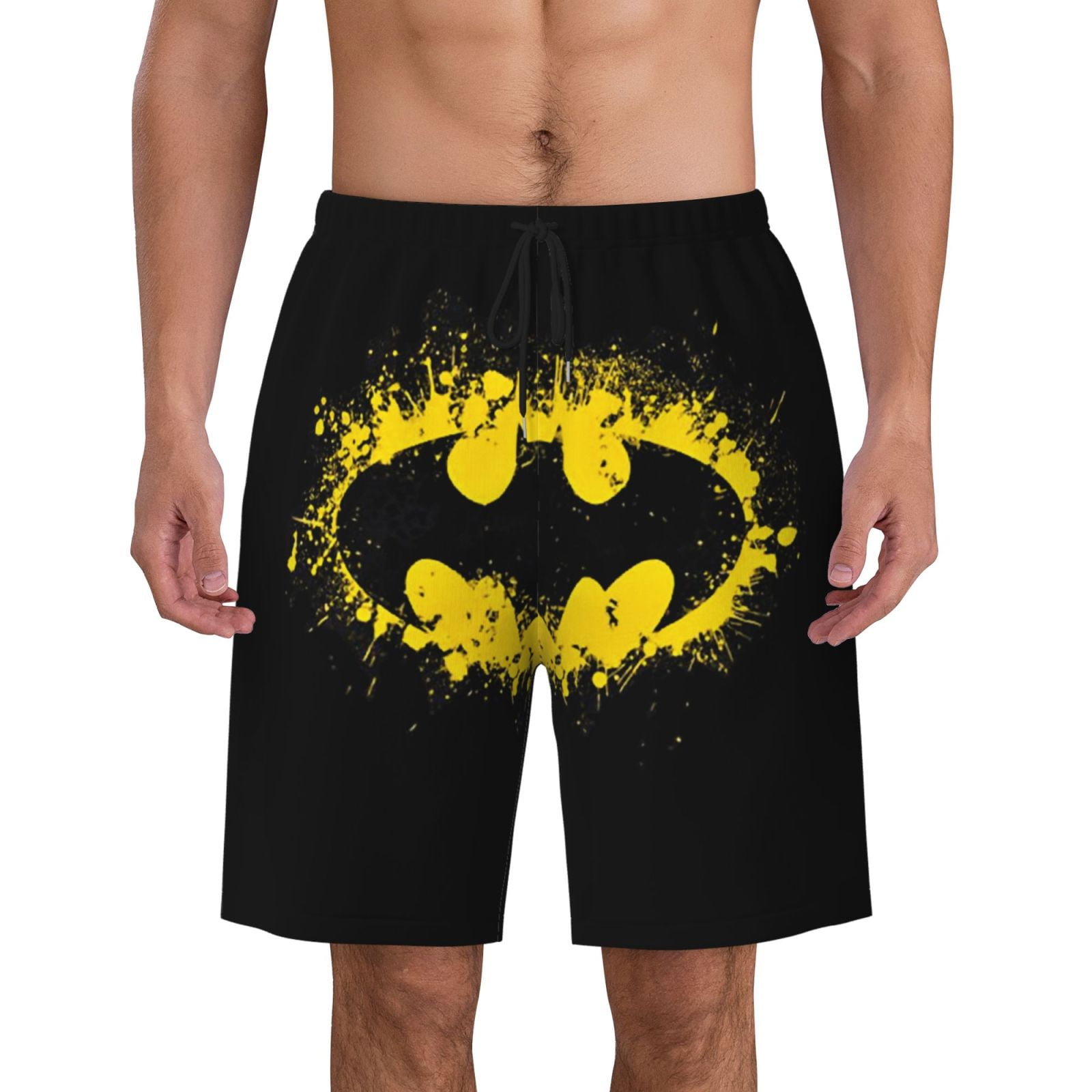 Batman Men's Swim Trunks Quick Dry Board Shorts Bathing Suit Swimsuits ...