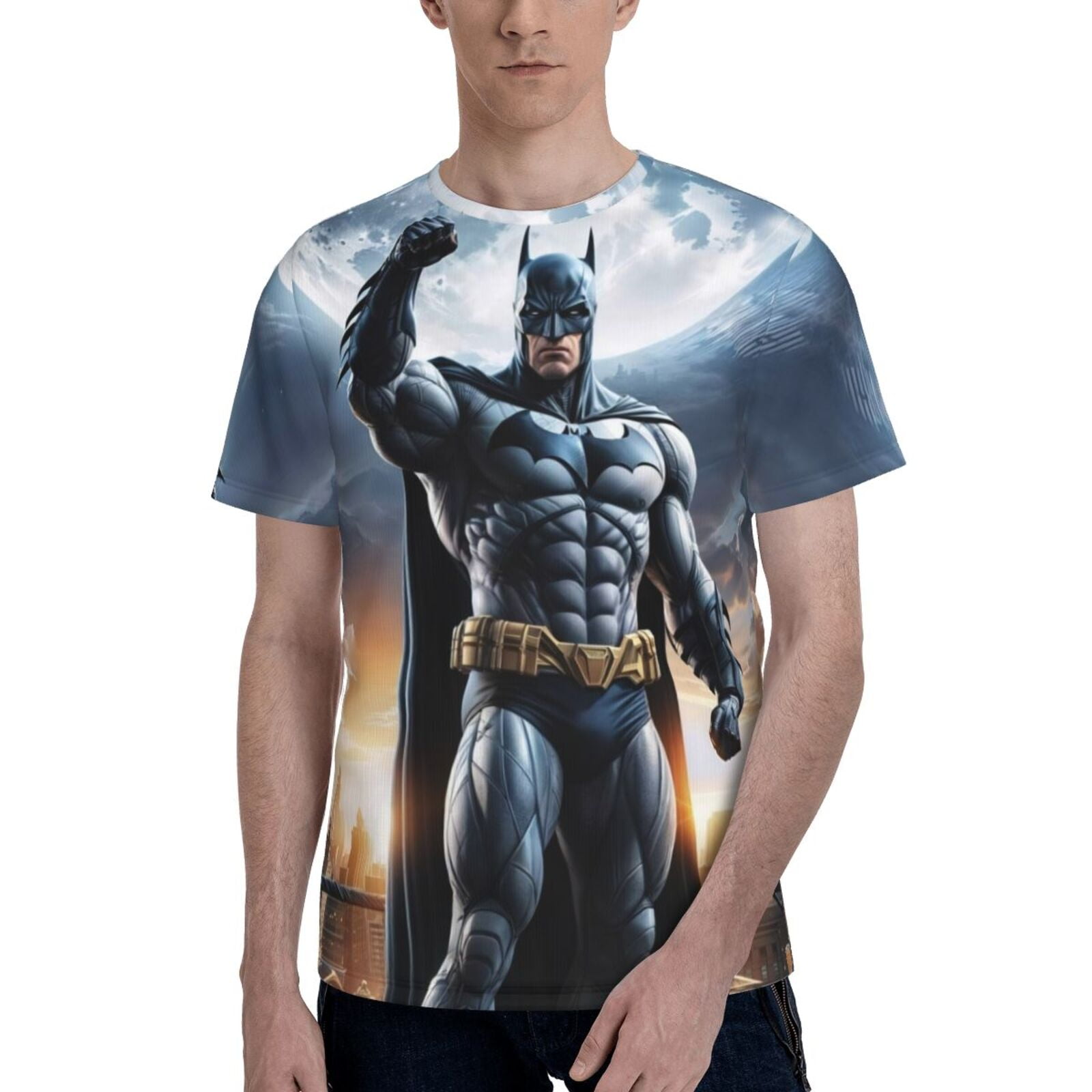 Batman Men's T Shirt 3D Graphic Hip Hop Unisex Tees Tops Casual Stylish ...