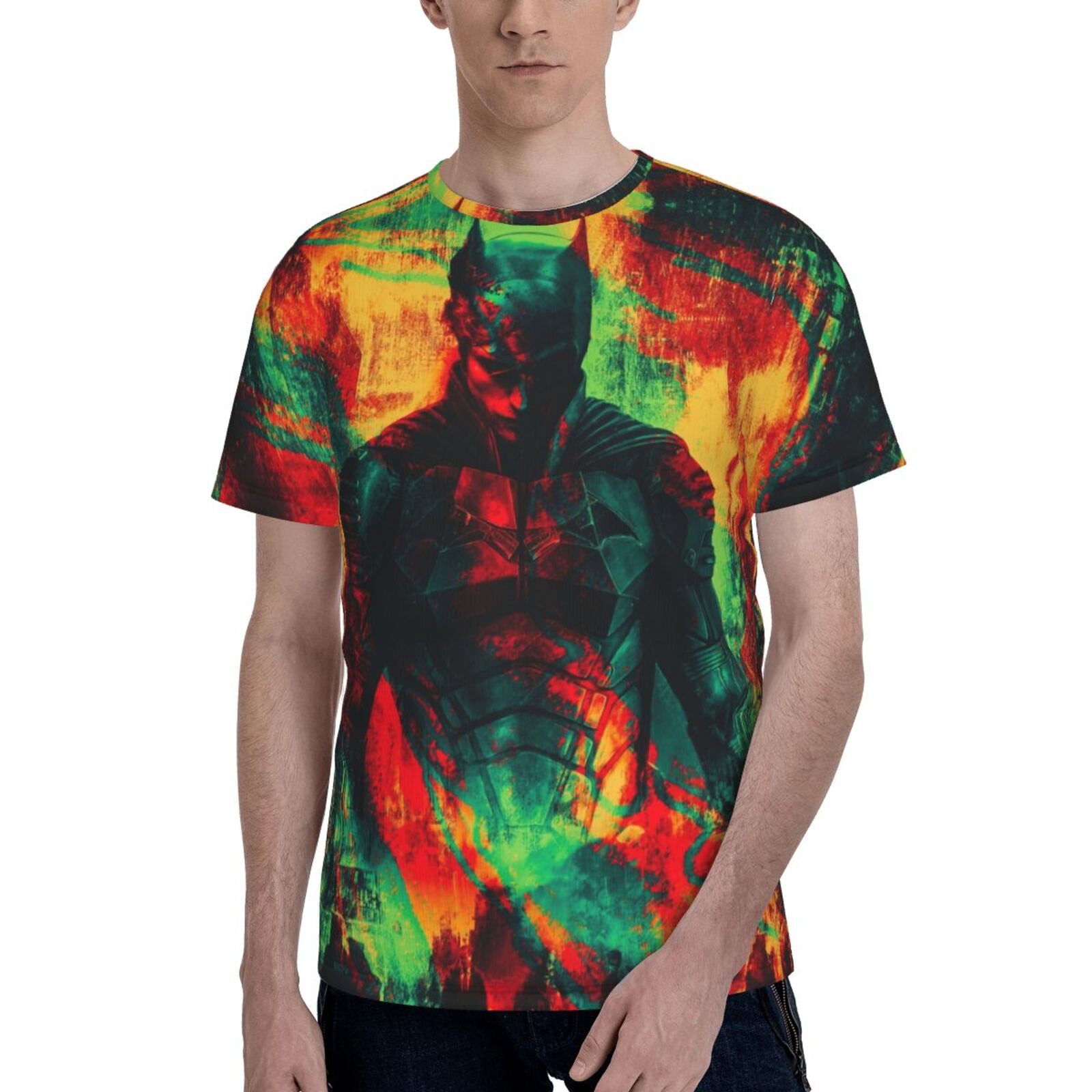 Batman Men's T Shirt 3D Graphic Hip Hop Unisex Tees Tops Casual Stylish ...