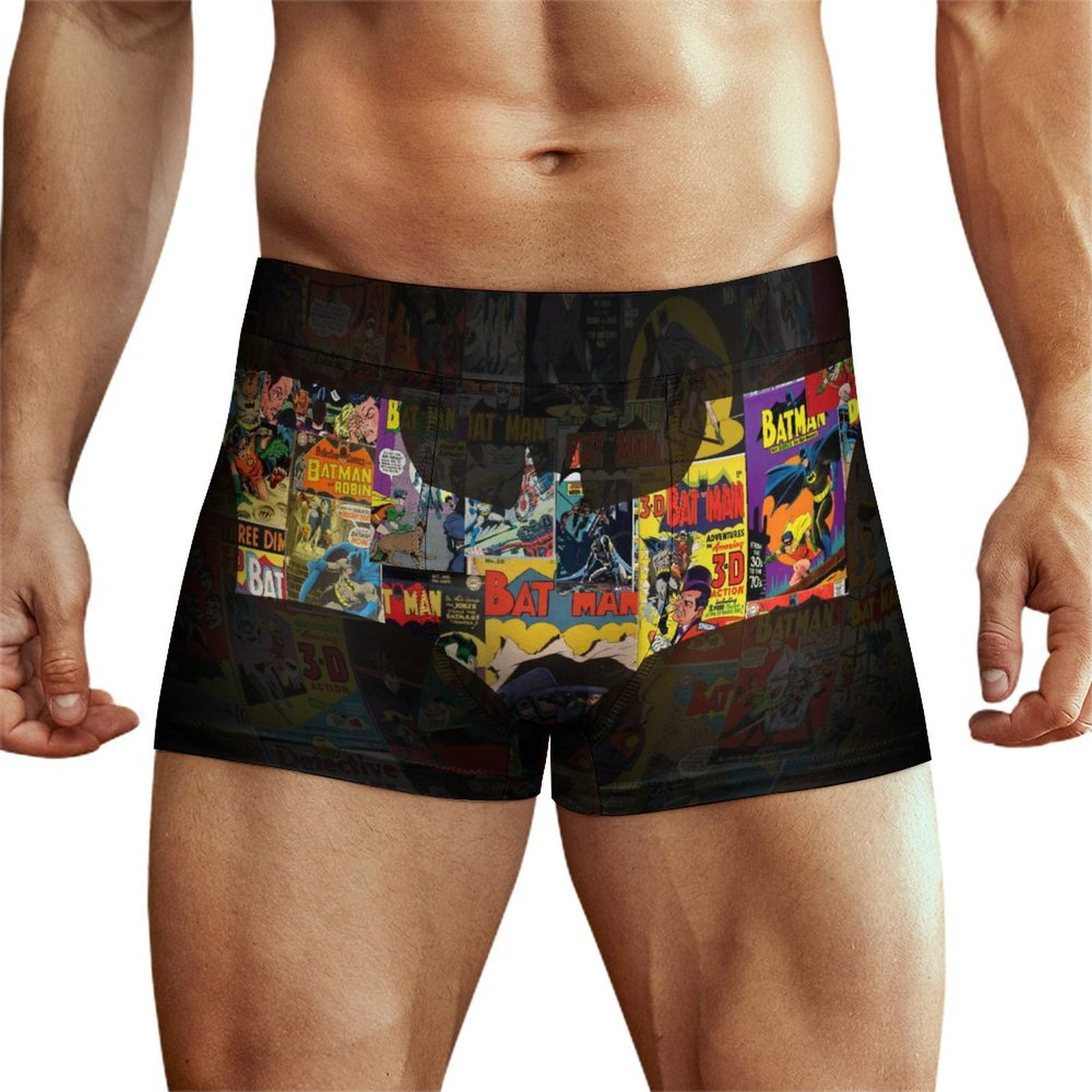 Batman Men's Underwear Boxer Briefs Breathable Stretch Underwear for ...