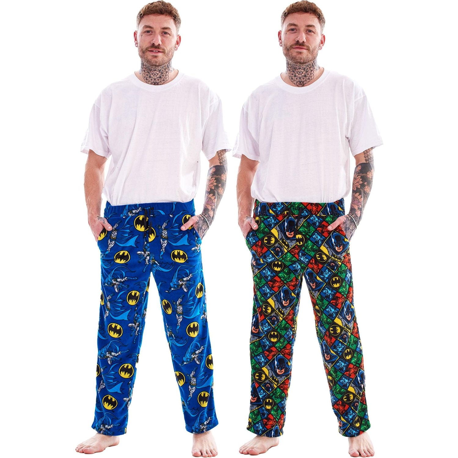 Batman Mens Lounge Pants (Pack of 2) - Walmart.com