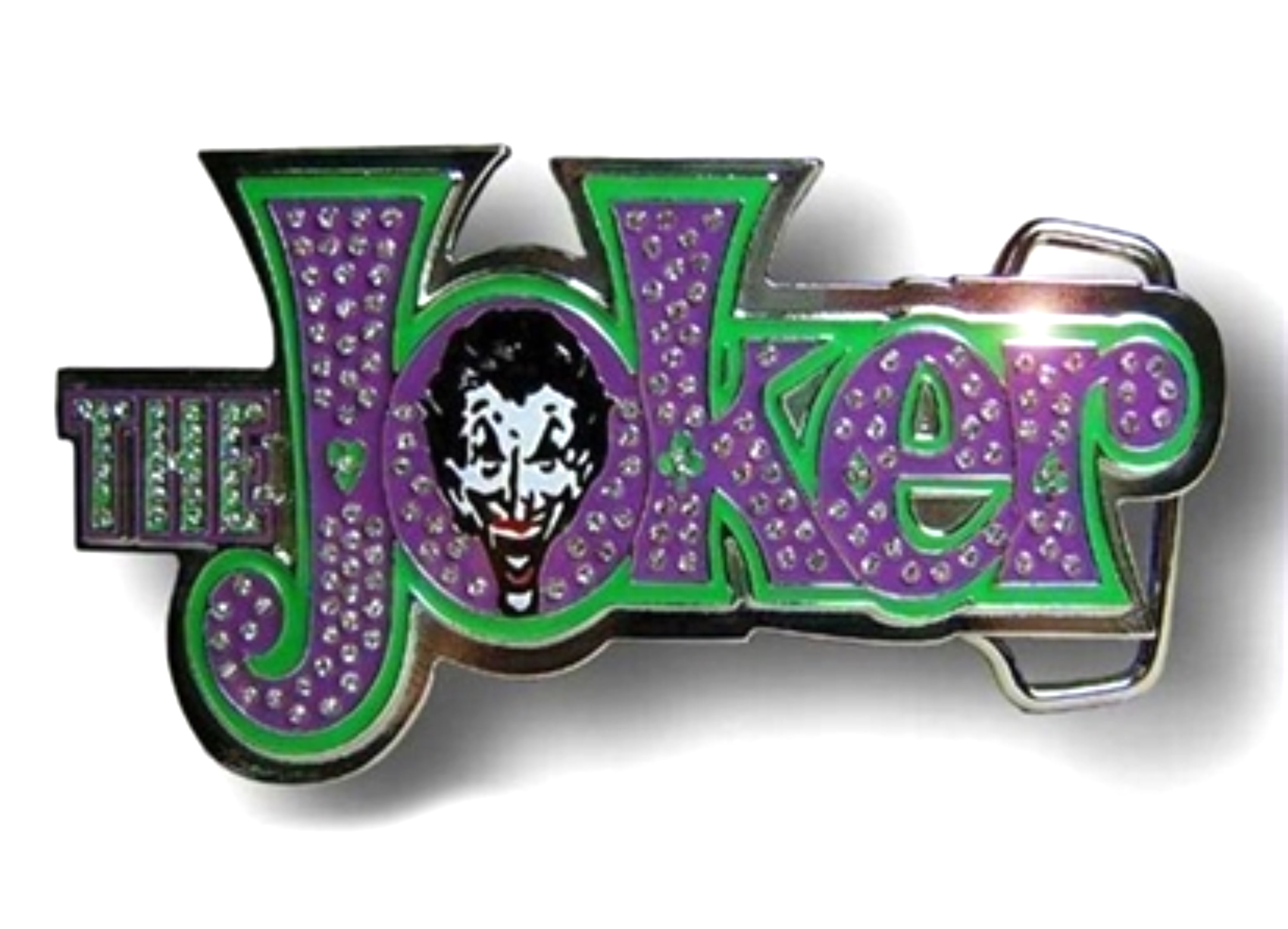 Batman Movie Joker the Character Text Rhinestones Belt Buckle Original ...