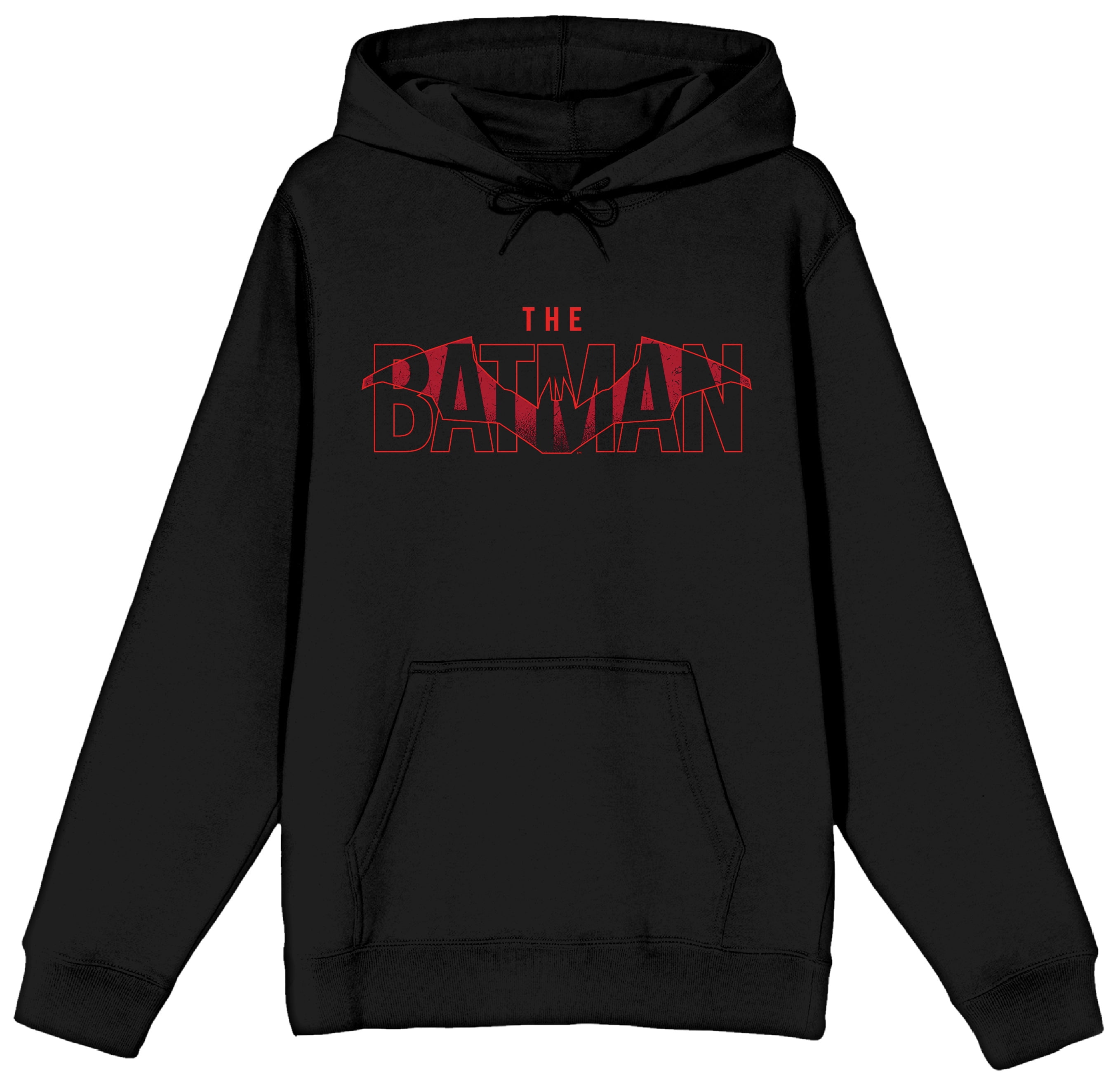 Batman Movie Red Logo Men's Hoodie-M - Walmart.com