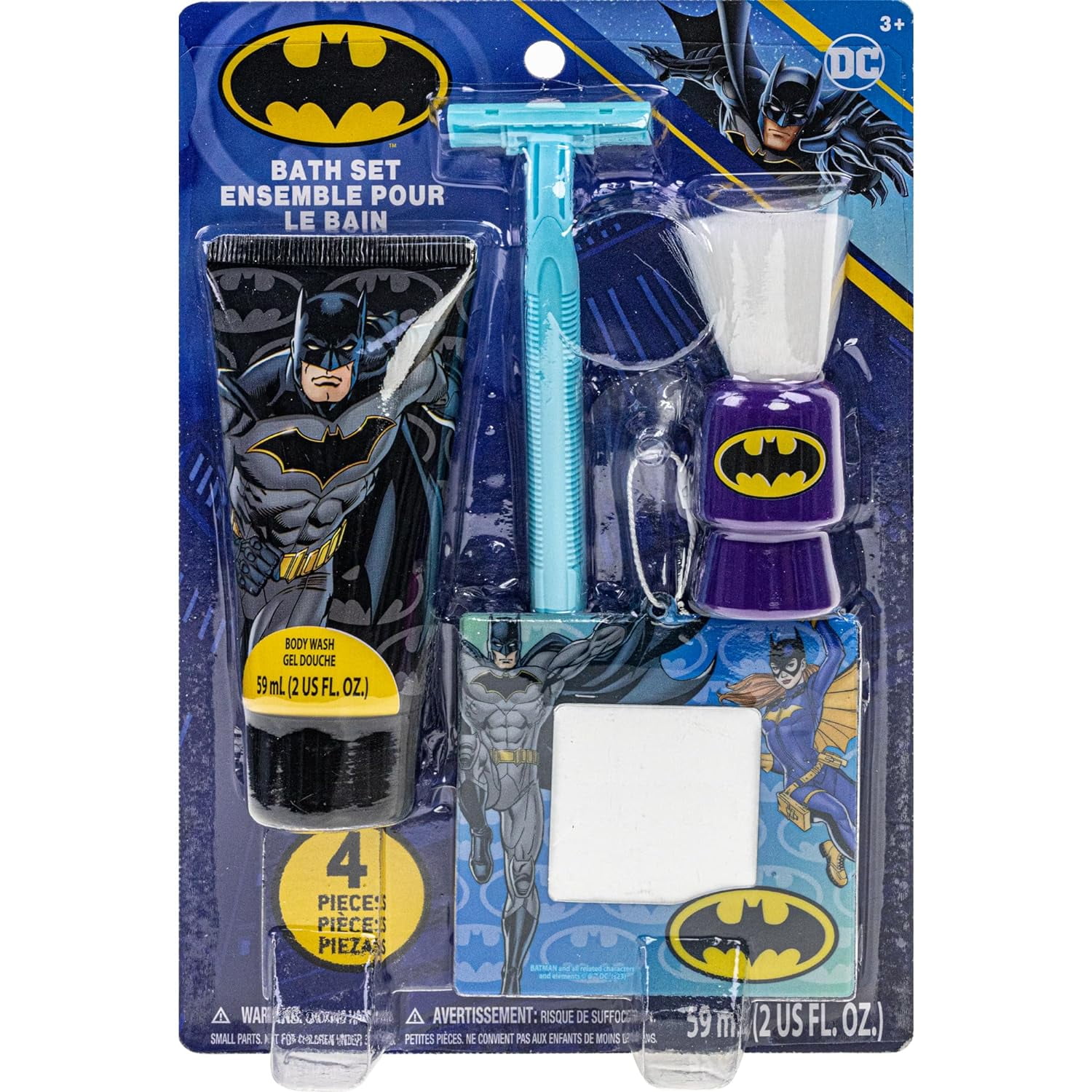 Batman Kids Shaving Set, Fake Shaving Kit, Pretend Barber Set, Non ...