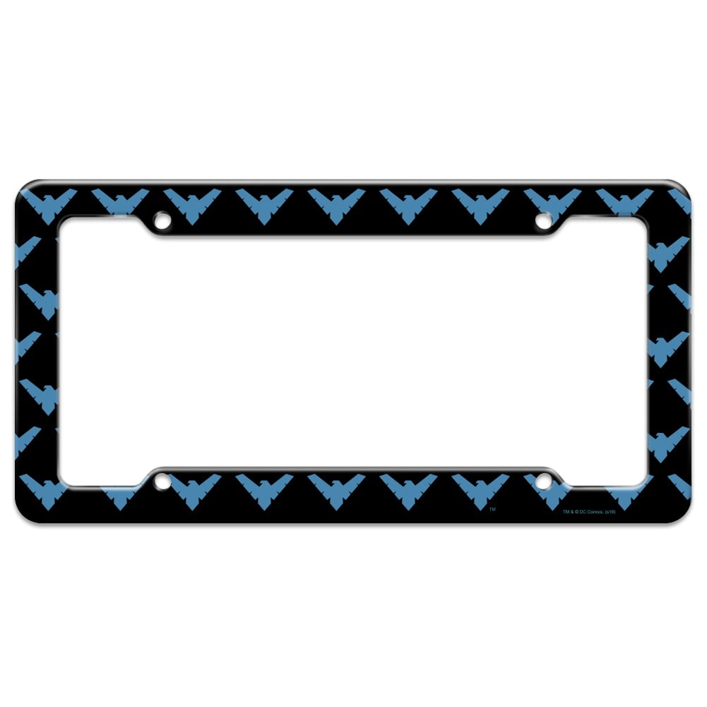 Batman Nightwing Logo License Plate Tag Frame - Walmart.com