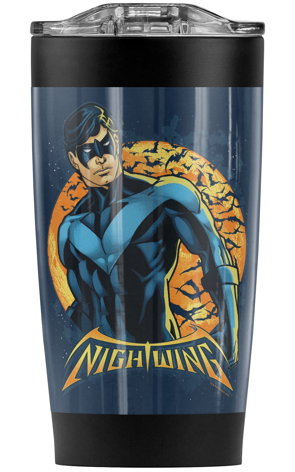 Batman Nightwing Moon Stainless Steel Tumbler 20 oz Coffee Travel Mug ...