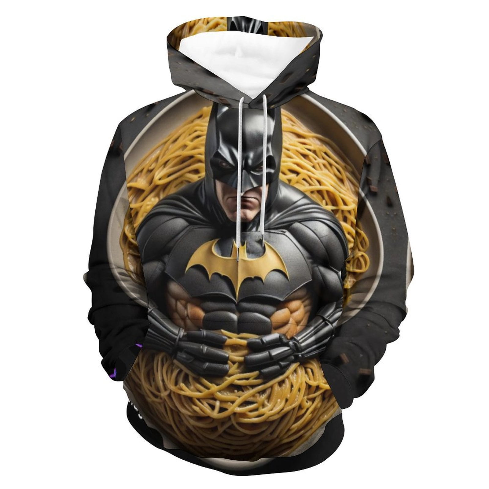Batman Noodles Hoodies for Teen Men Boys Pullover Hoodie Sweatshirt With Pockets for Birthday ...