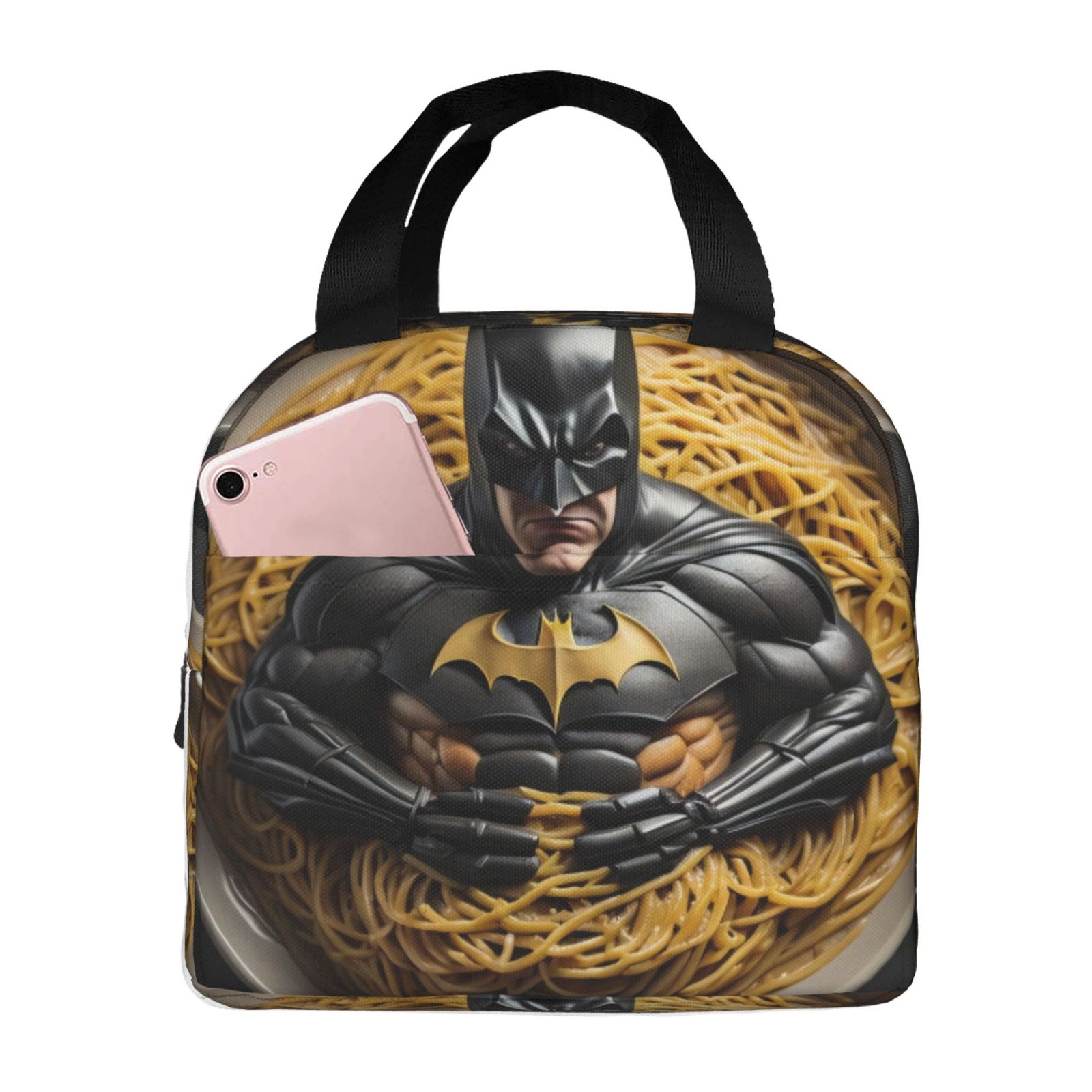 Batman Noodles Lunch Box for Men/Women,Insulated Lunch Bag,Oxford Cloth ...