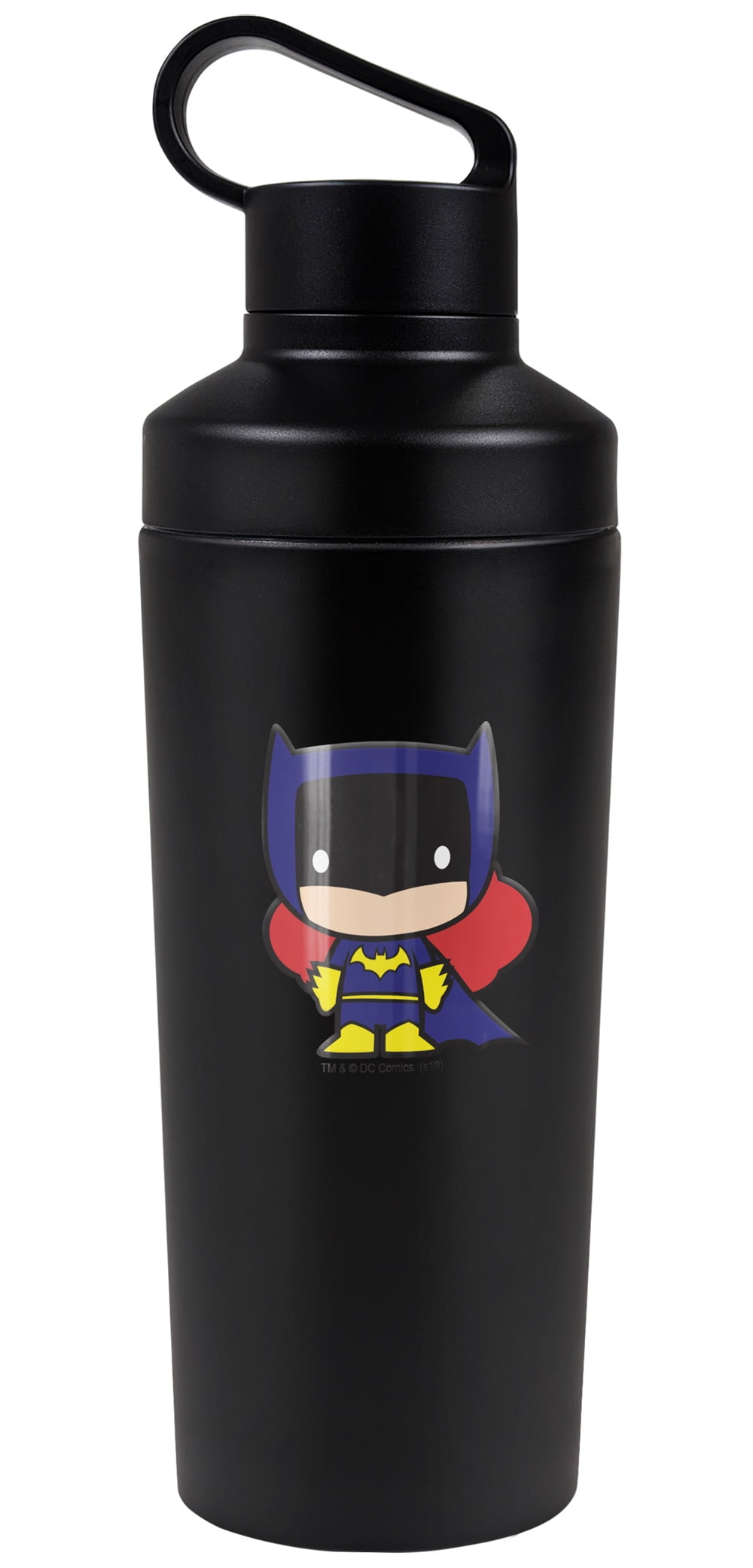 Batman Official Batman Batgirl Cute Chibi Character Pattern 18 oz ...