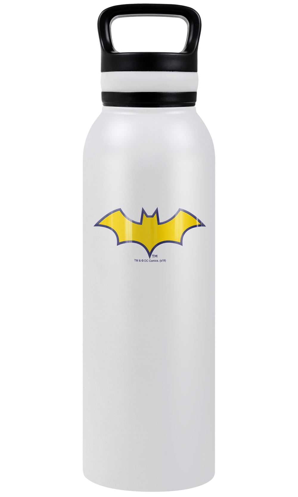 Batman Official Batman Batgirl Logo Pattern 24 oz Insulated Canteen ...