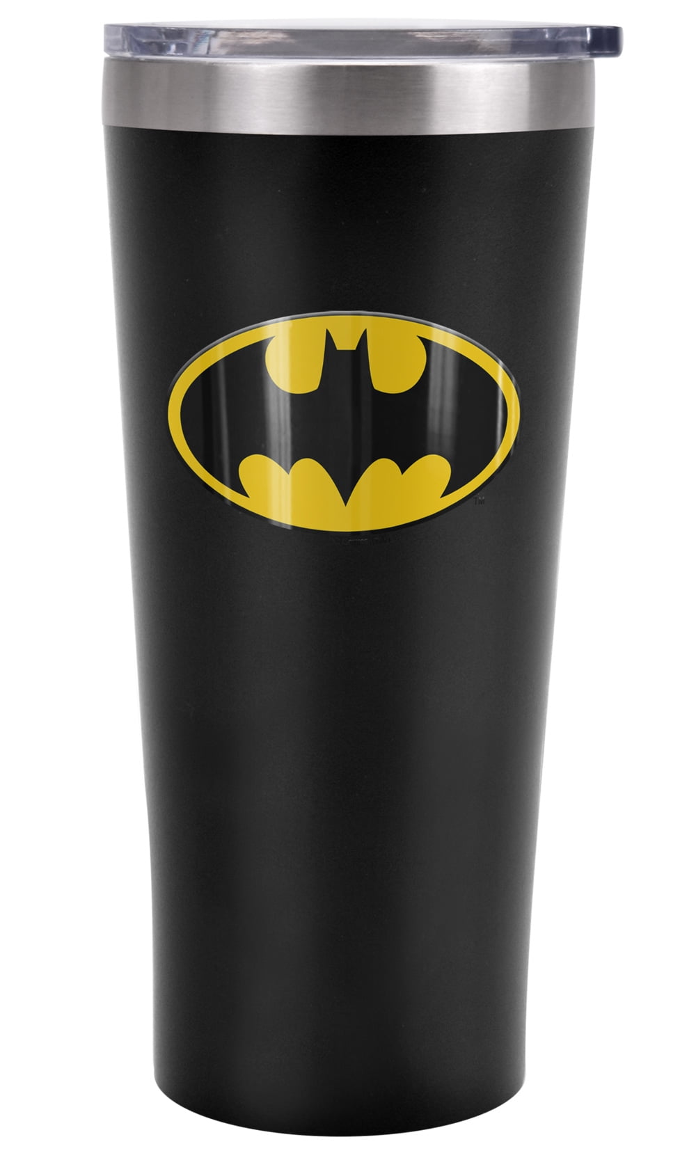 Batman Official Classic Logo 20 oz Travel Tumbler, Stainless Steel ...