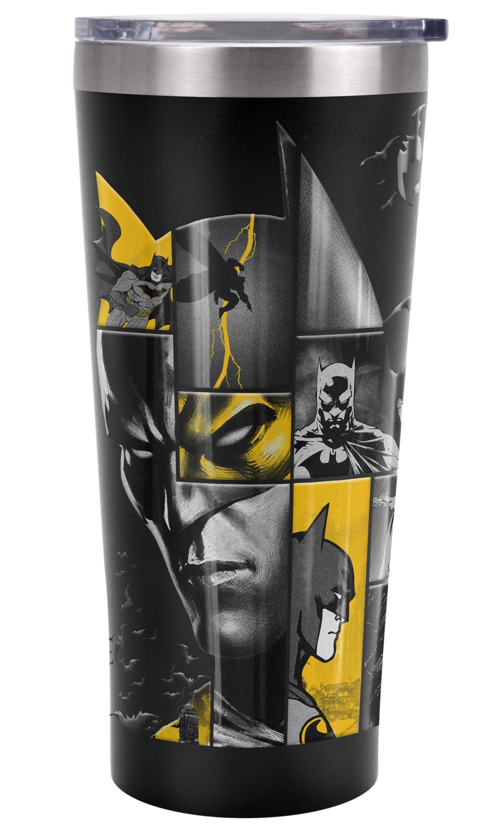 Batman Official Zap 20 oz Travel Tumbler, Stainless Steel, Vacuum ...