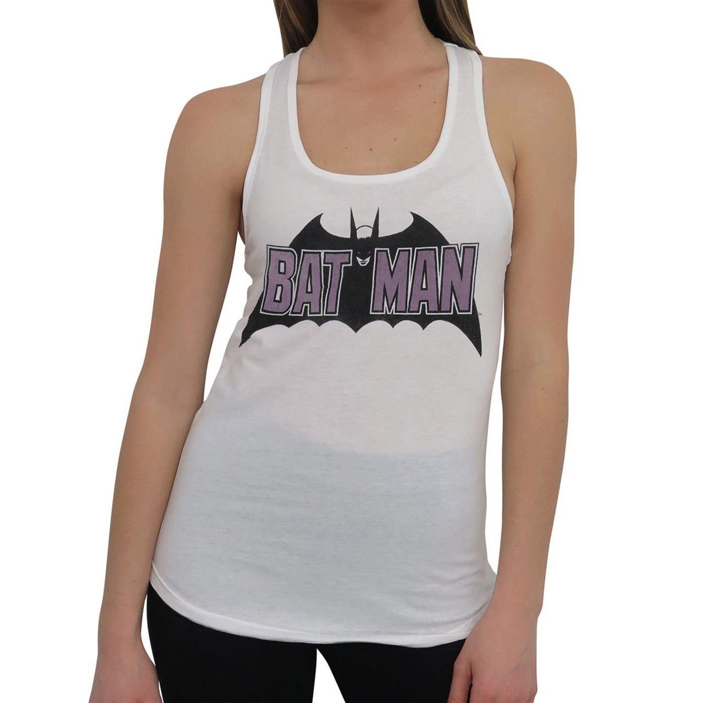 Batman Old School Logo Women's Keyhole Tank Top-Large - Walmart.com